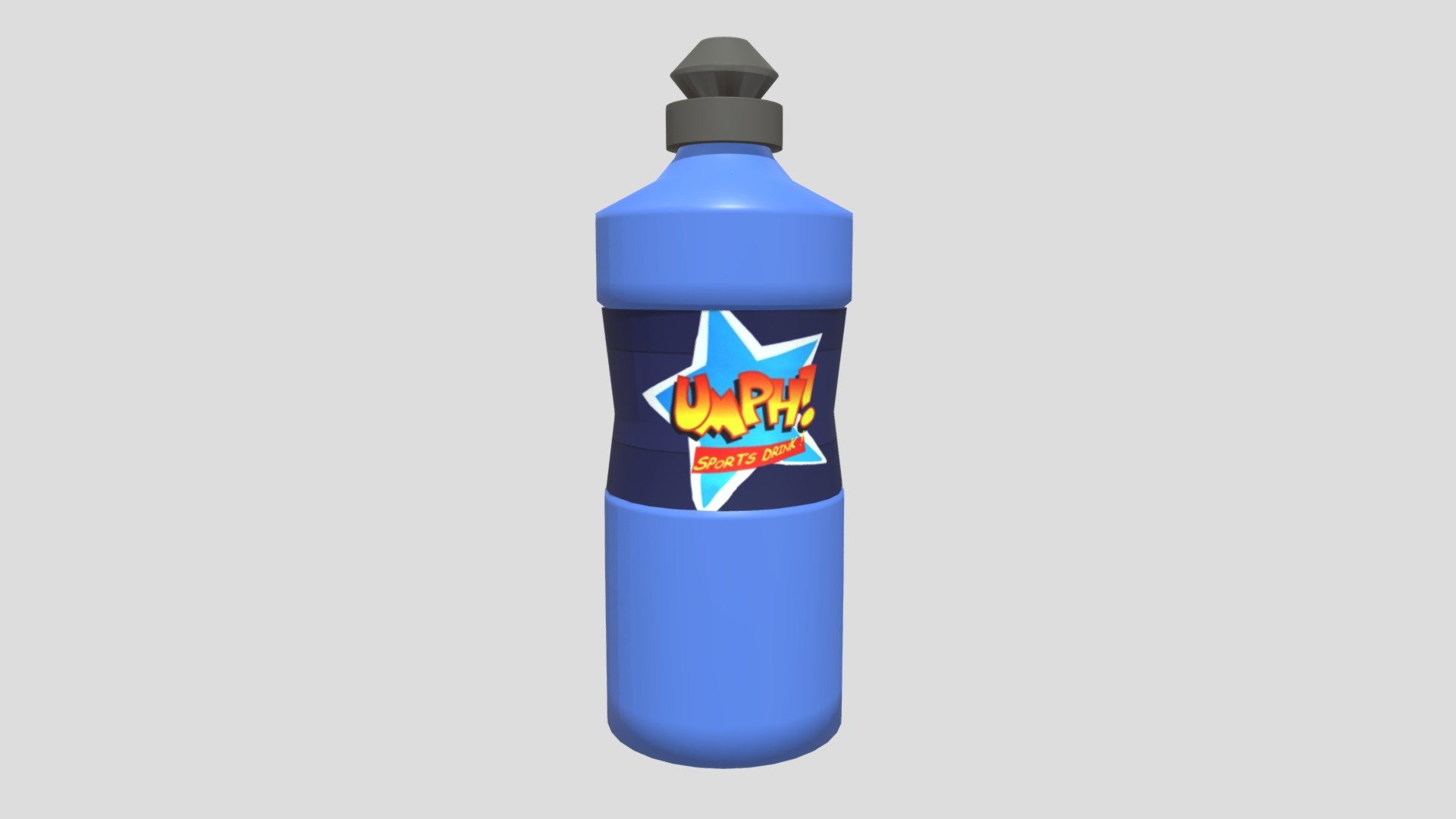 Umph! Sports Drink Bottle - Download Free 3D model by 321Blender ...