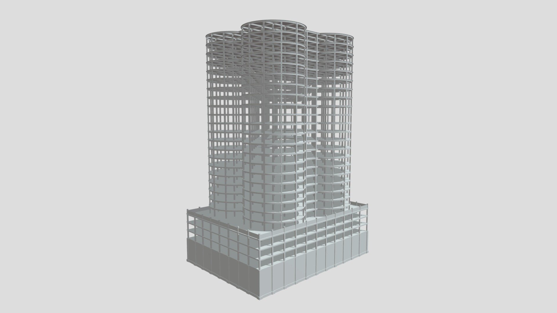 Structural Framework \ SF024 - 3D model by Amir Baloch (@amirbaloch ...