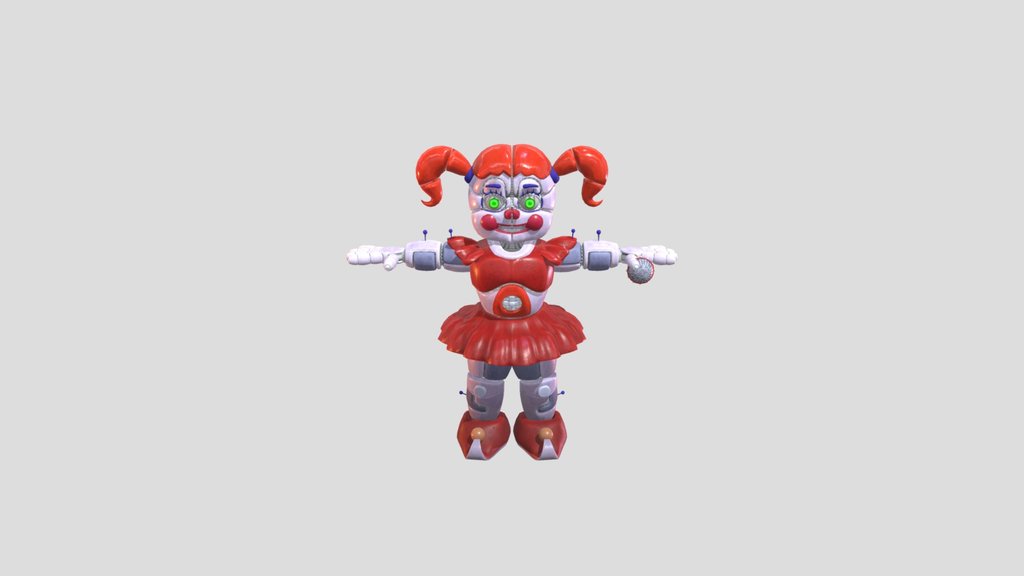 FNAF AR For Porting - A 3D model collection by Not Cryptia ...