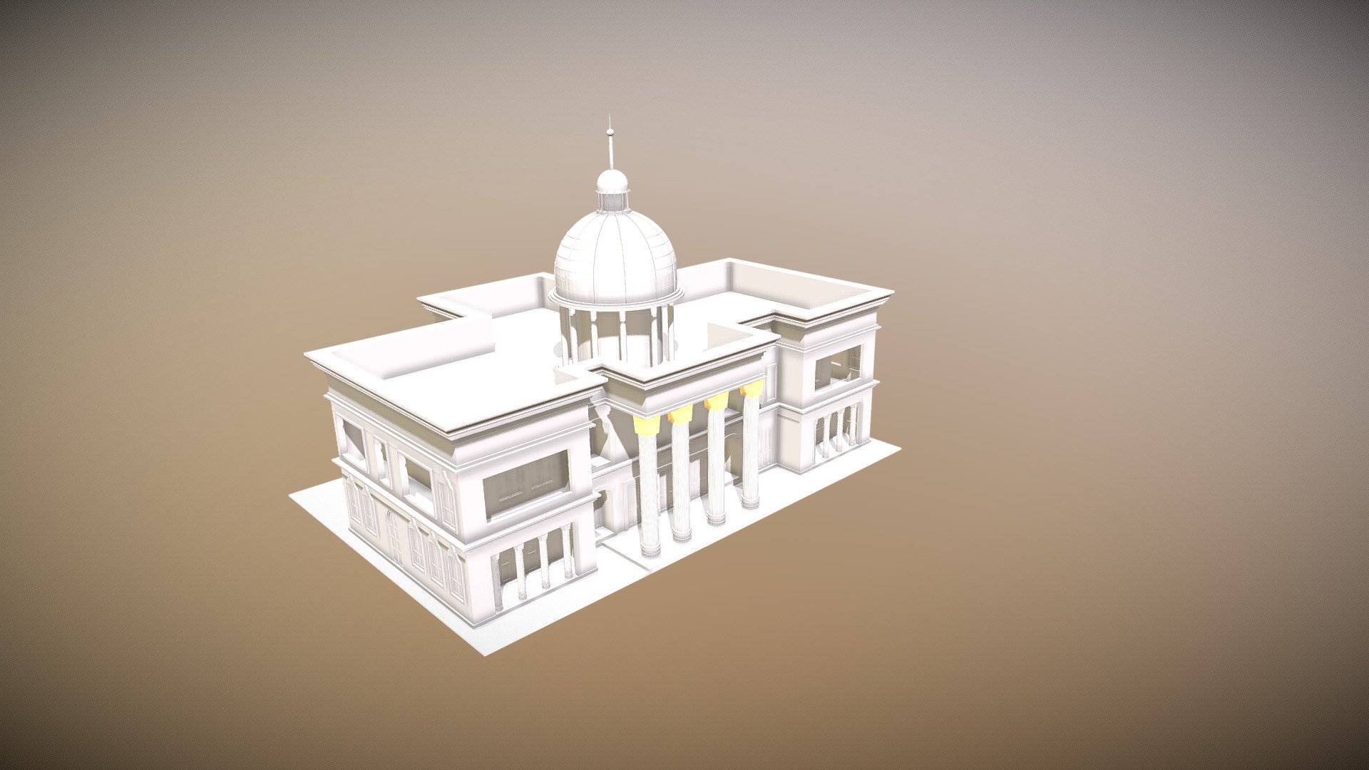 1_ final house 3d print glb - 3D model by archmamun3darts [8553239 ...