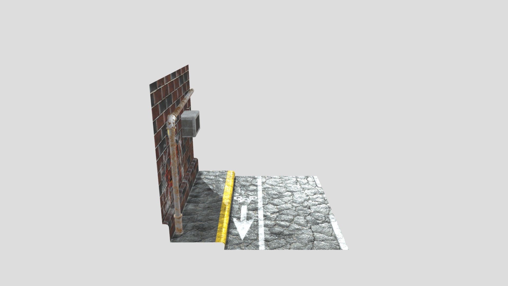 Alley - Download Free 3D model by klnguyen [855355e] - Sketchfab
