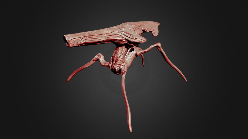 Alien Mech Artillery - 3D model by Jevgeny Seiler (@ndrakey) [8554b59 ...