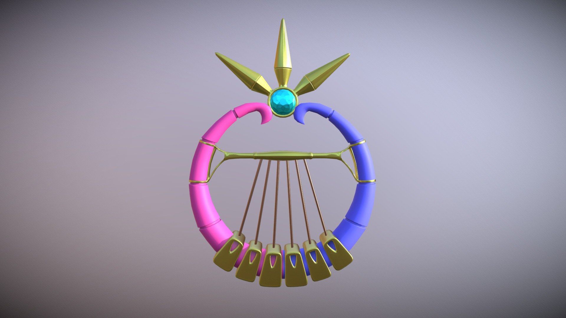The Harp of Ages - 3D model by Navillus (@Navillus001) [8554b9c ...