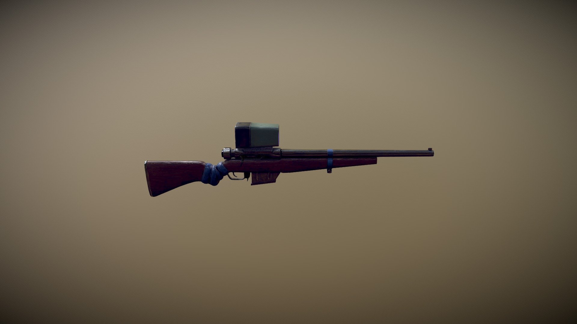 Sniper rifle - 3D model by hawkeyebit [8555c05] - Sketchfab