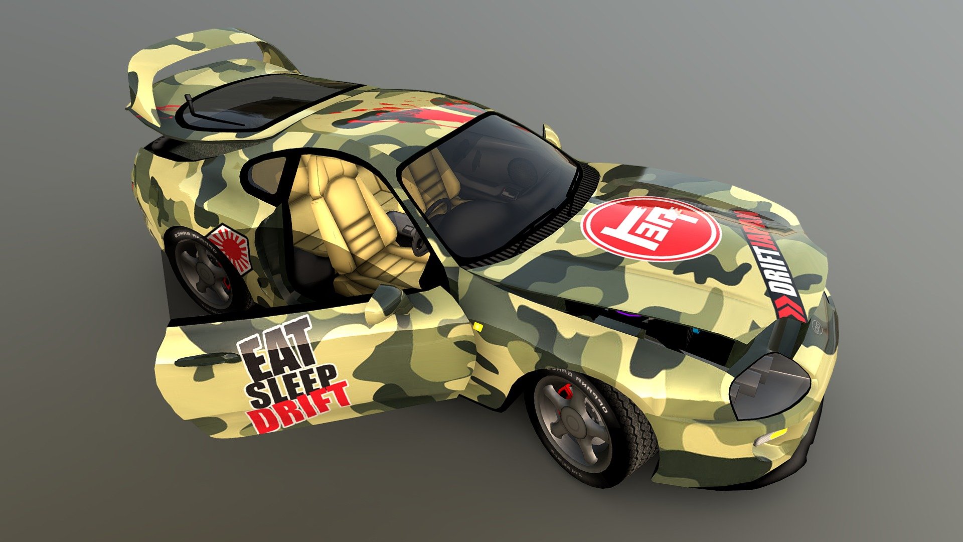 Toyota Supra A80 - 3D model by CG Customs (@cg_customs) [8555de8 ...