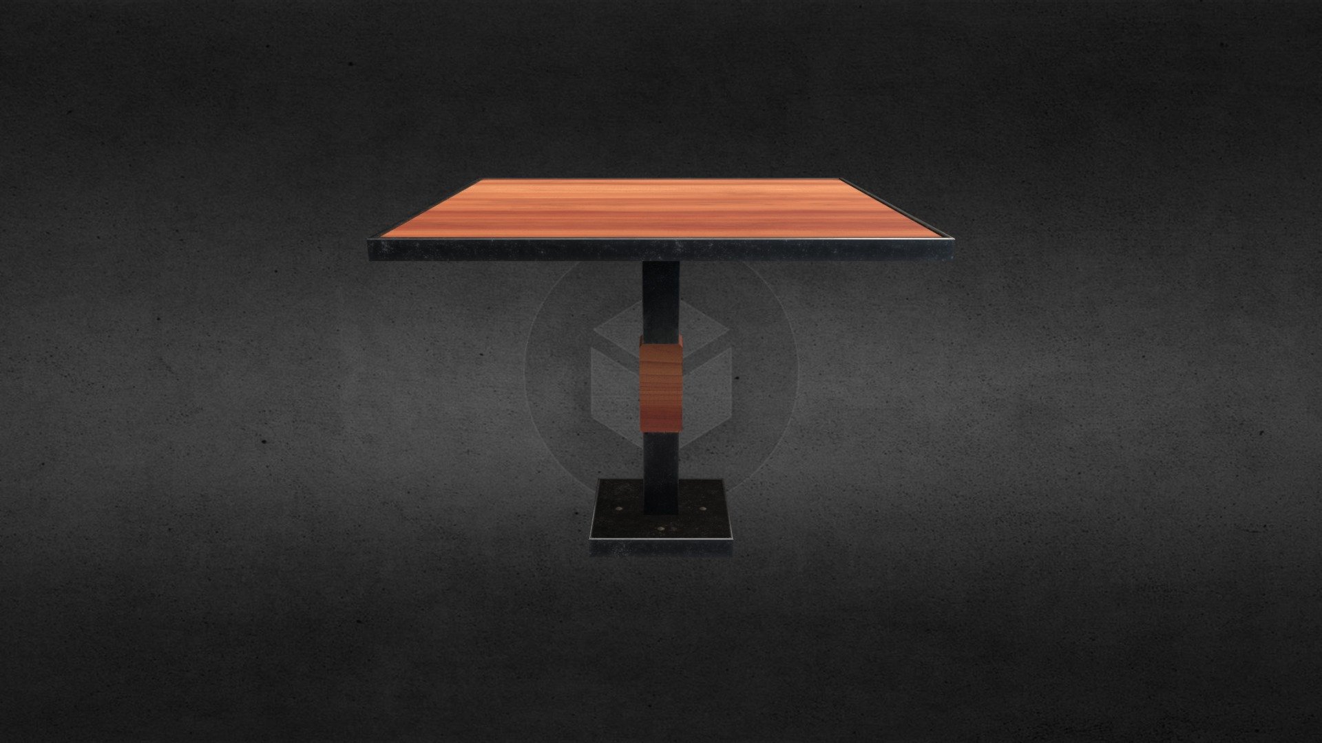Low Poly Burger Table Wooden - Download Free 3D model by BrunX [85568c2 ...