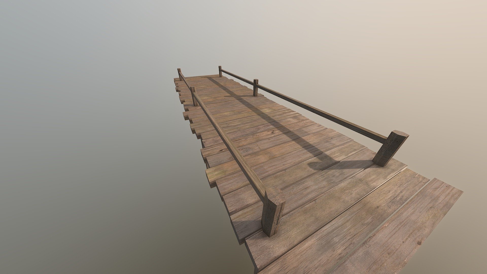 Wooden Bridge - 3D model by Rodhenik [8557f07] - Sketchfab