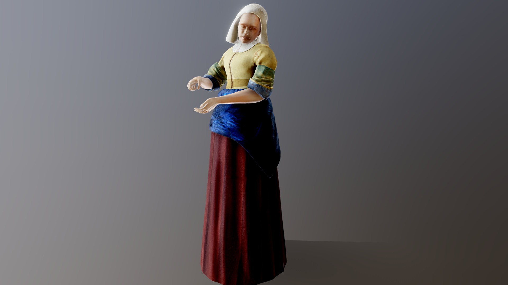 Milkmaid - 3D model by a.kentie [855a96e] - Sketchfab