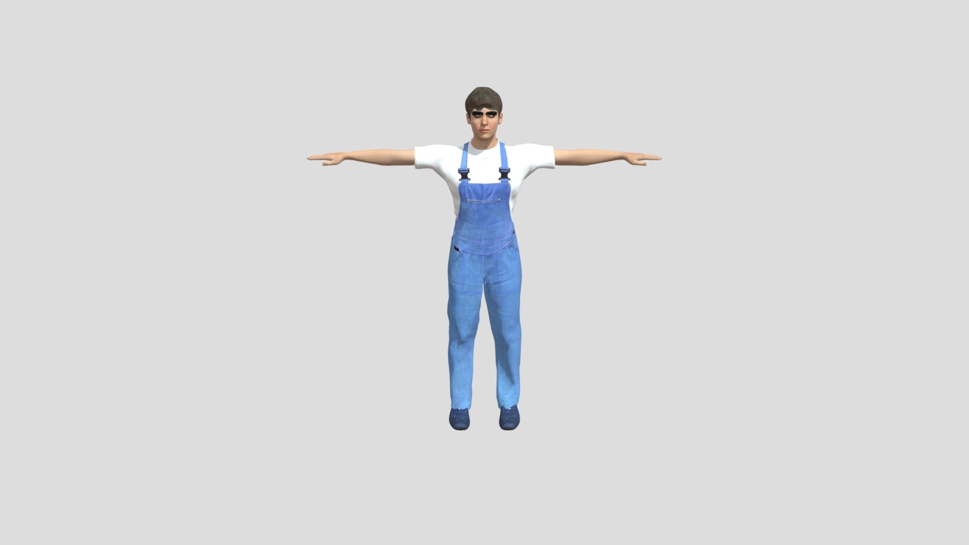 Human Character Rigged www.free-3ds.com - Download Free 3D model by ...