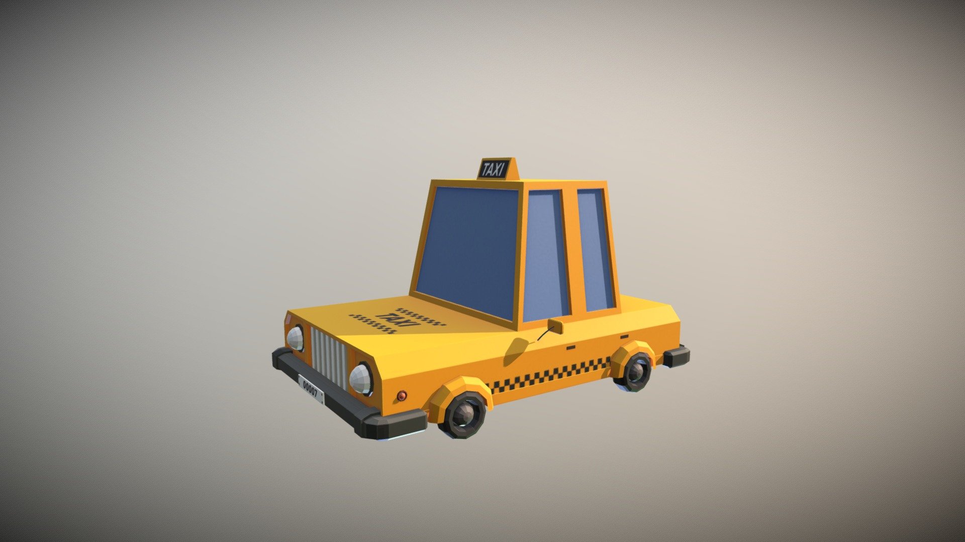 Taxi - 3D model by Aquib Razal (@aquib31) [855c141] - Sketchfab