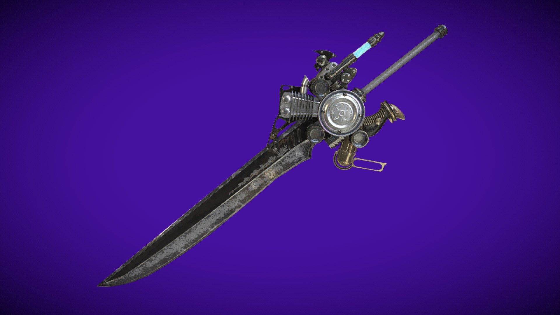 Engine blade - 3D model by castte [855d198] - Sketchfab