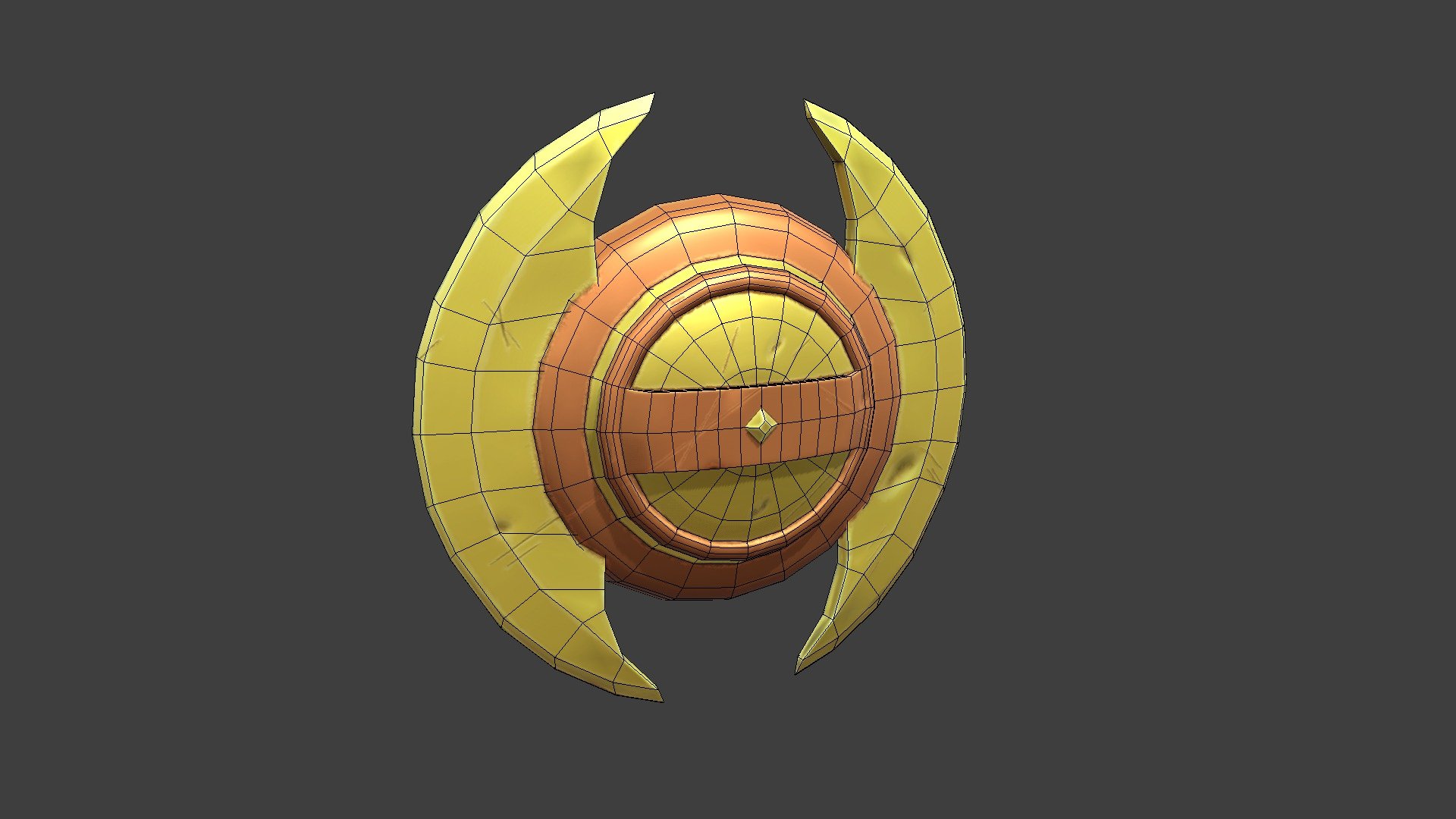 Dagger's Shield Low Poly- Very Hi Resolution - Download Free 3D model ...
