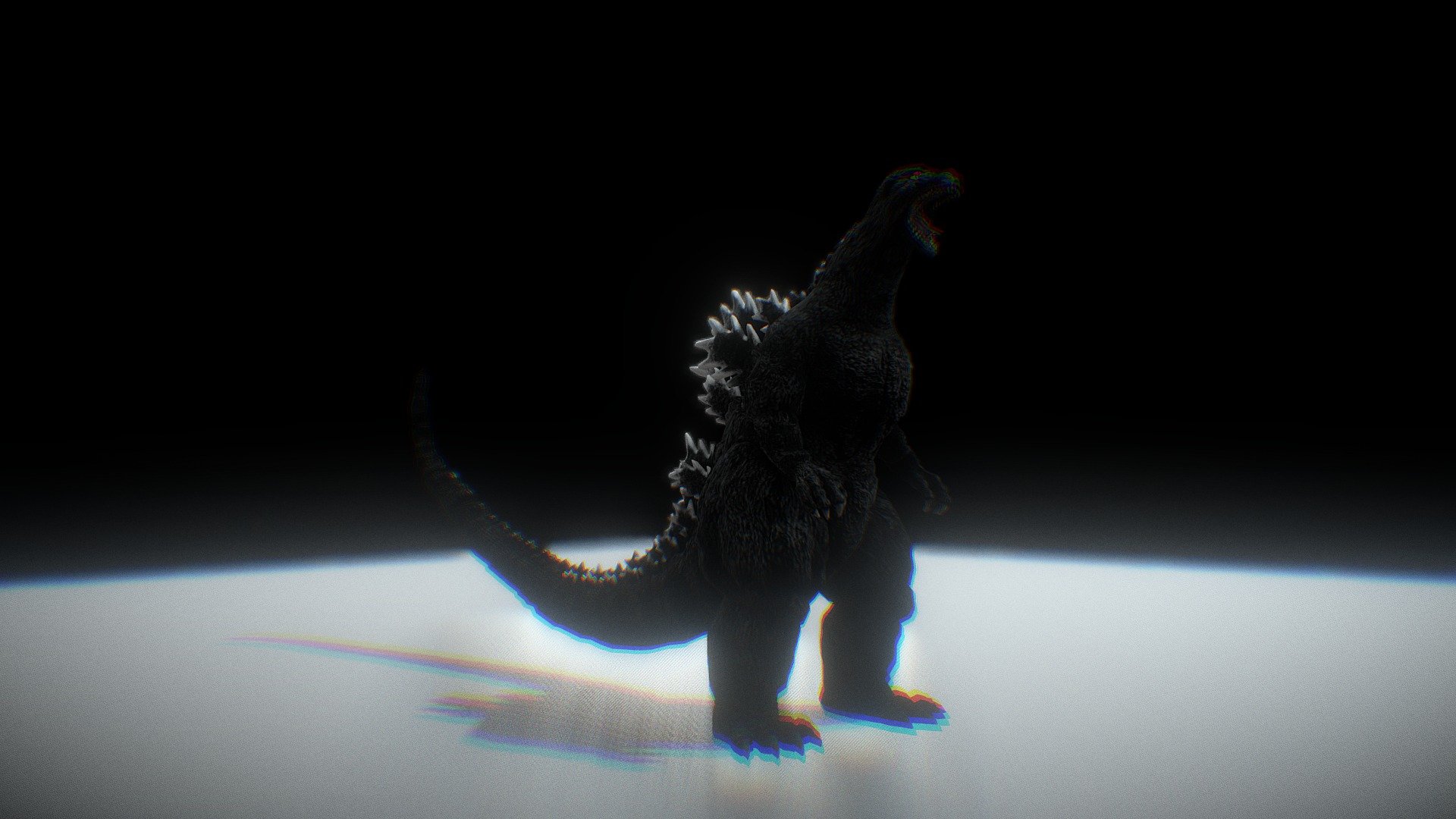 Godzilla Heisei test - 3D model by Palestine (@savounited) [855e15f ...