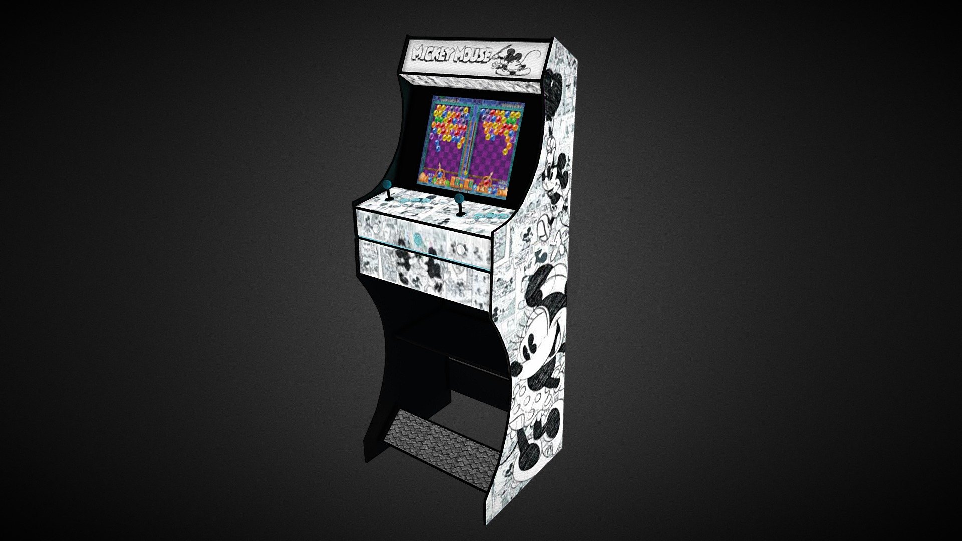 Arcade Cabinet - 3D model by Pier (@Pierangelo.Dibari) [855e802 ...