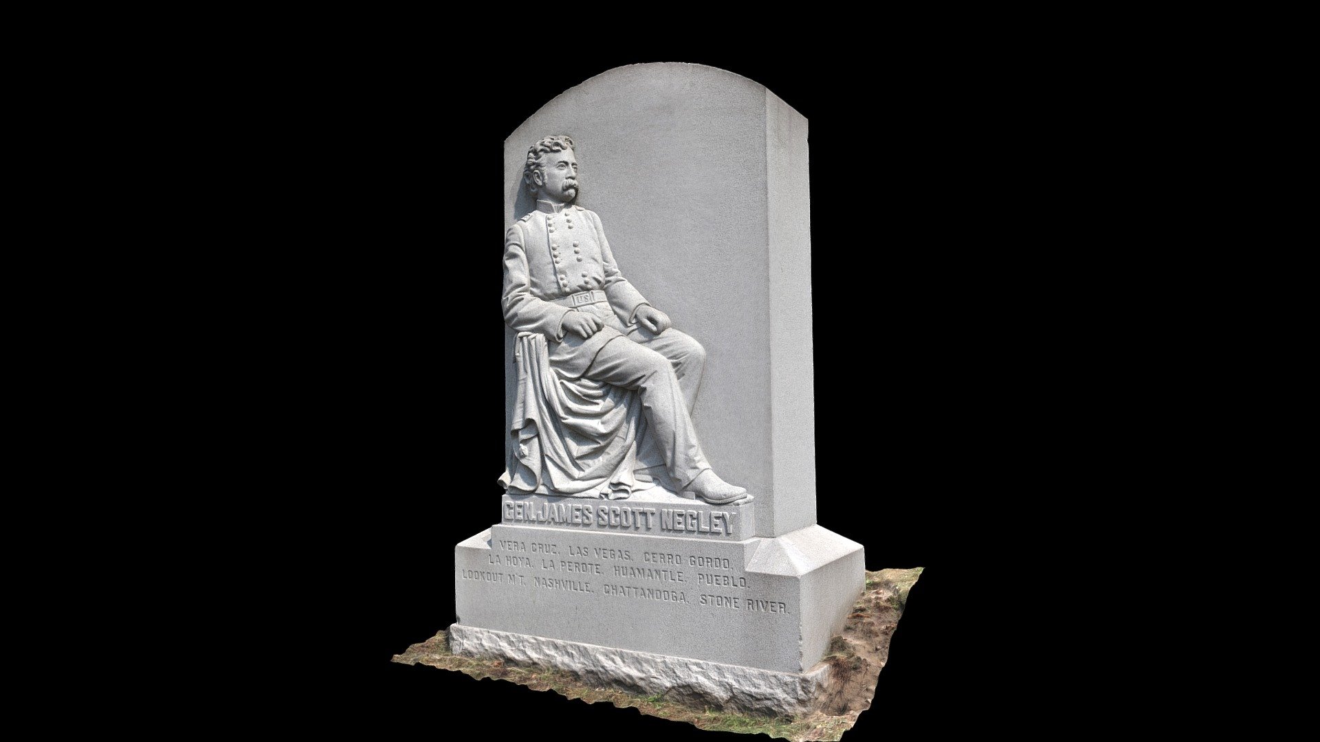 Grave of Gen James Scott Negley, Pittsburgh, PA - 3D model by ...