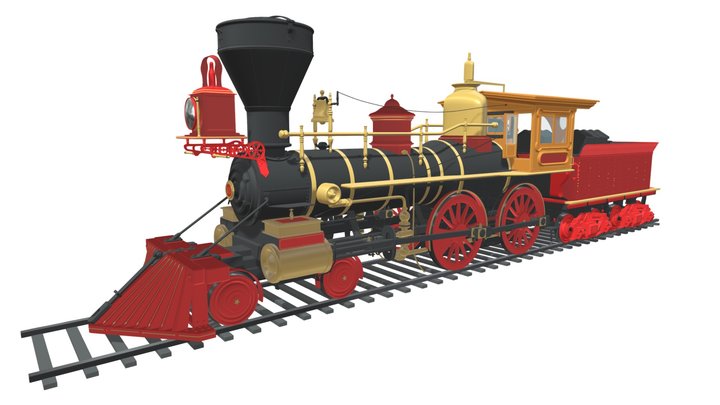 4-4-0 3D models - Sketchfab