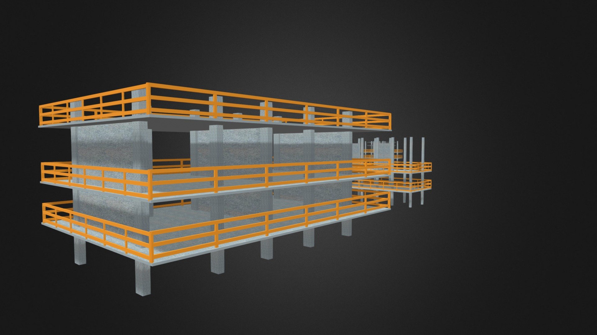 Construction Site building's - Buy Royalty Free 3D model by Modeler ...