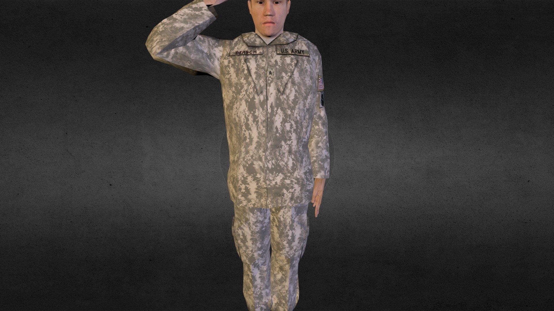 US ARMY SOLDIER - 3D model by XxUsaTrancexX [855svcU] - Sketchfab