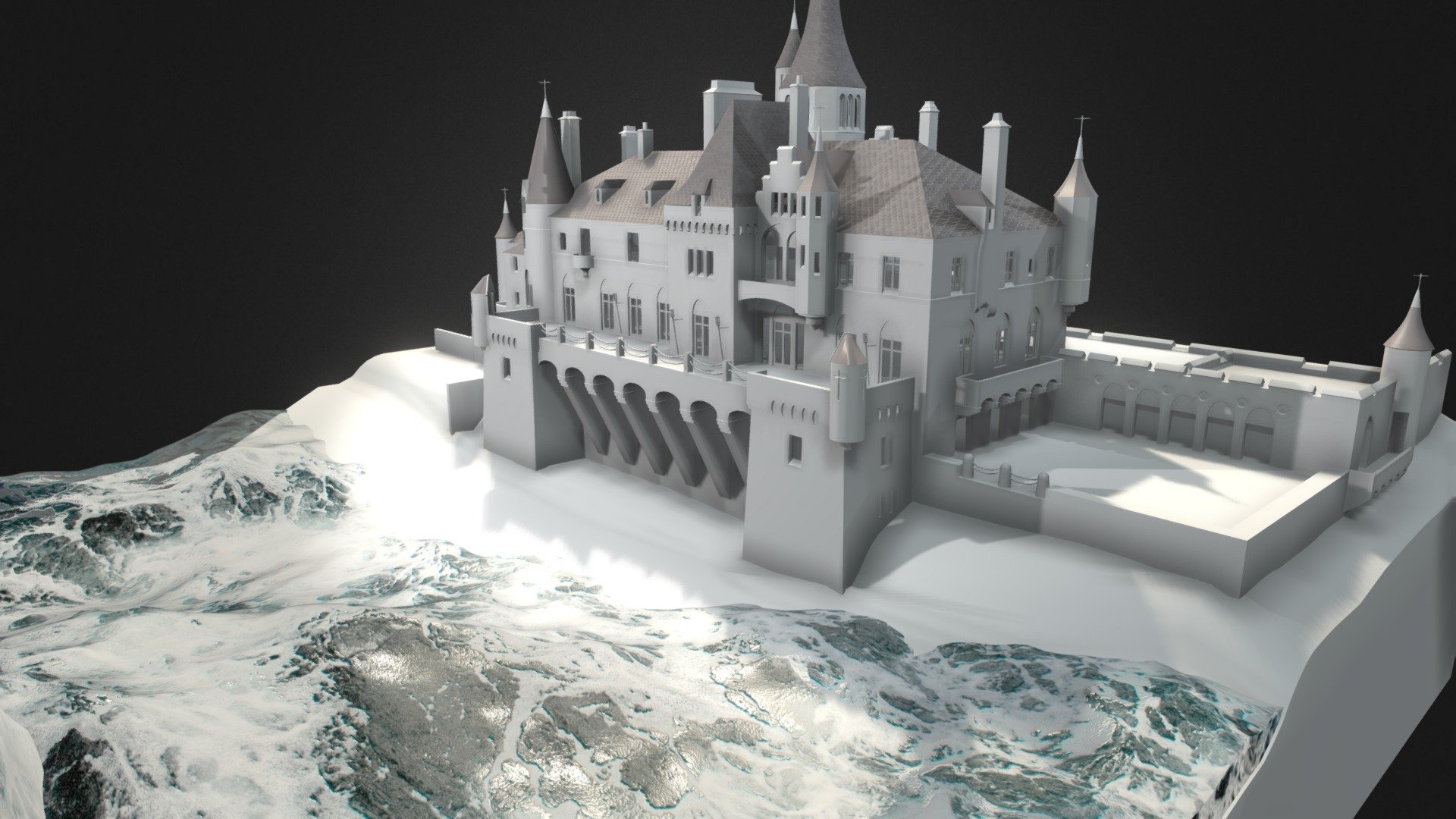 Beacon Towers digital reconstruction - Buy Royalty Free 3D model by ...