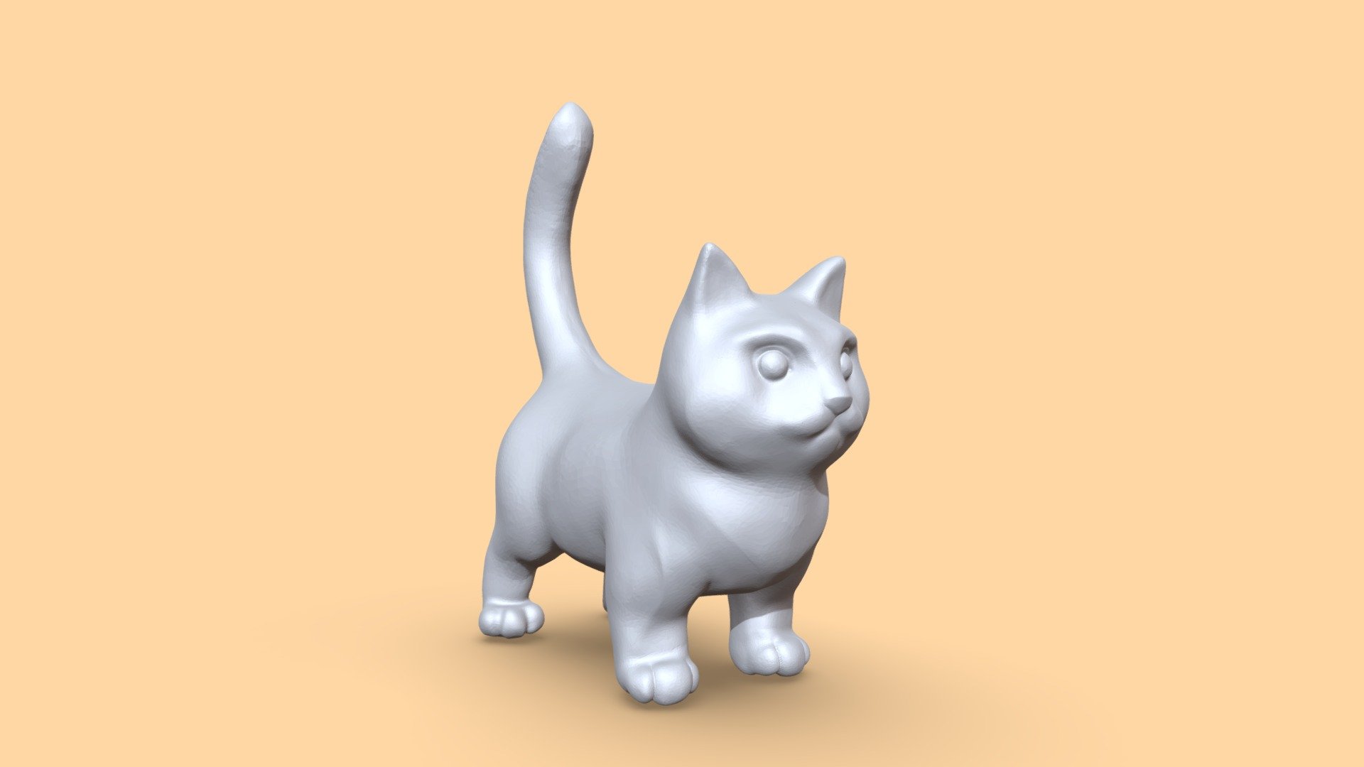 Cat for painting - 3D model by MaRaT [8563ada] - Sketchfab