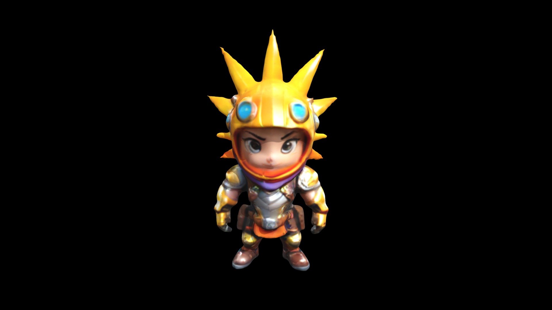 Sunshine Spark Resplendent Sun Helm - Download Free 3D model by klrxyz ...