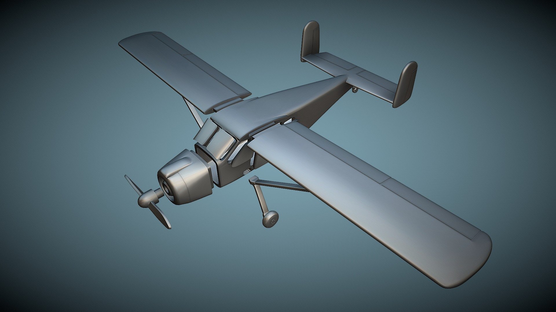 Max Holste MH.1521 Broussard - 3D Printable - Buy Royalty Free 3D model ...