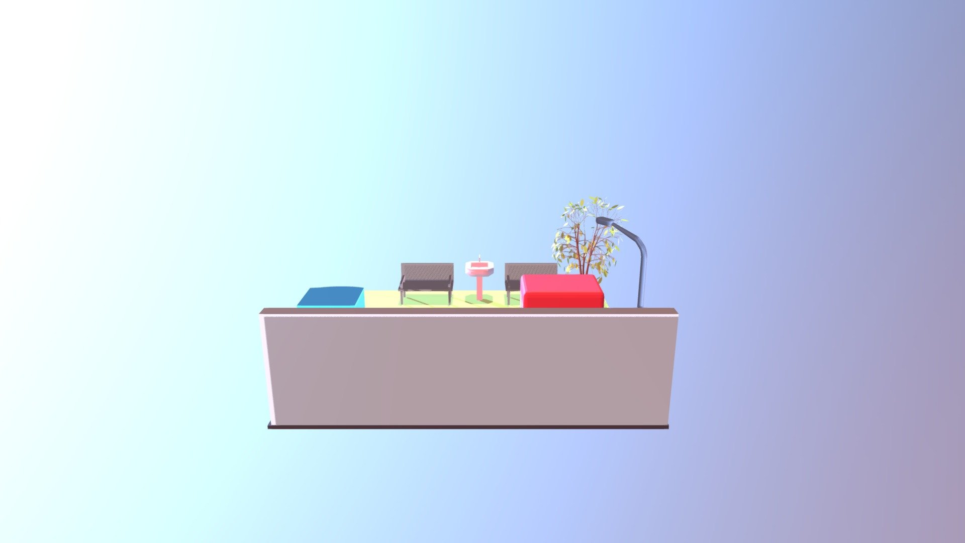 Stylized Outdoor Project (Cont'd, week 5) - 3D model by mich_ap ...