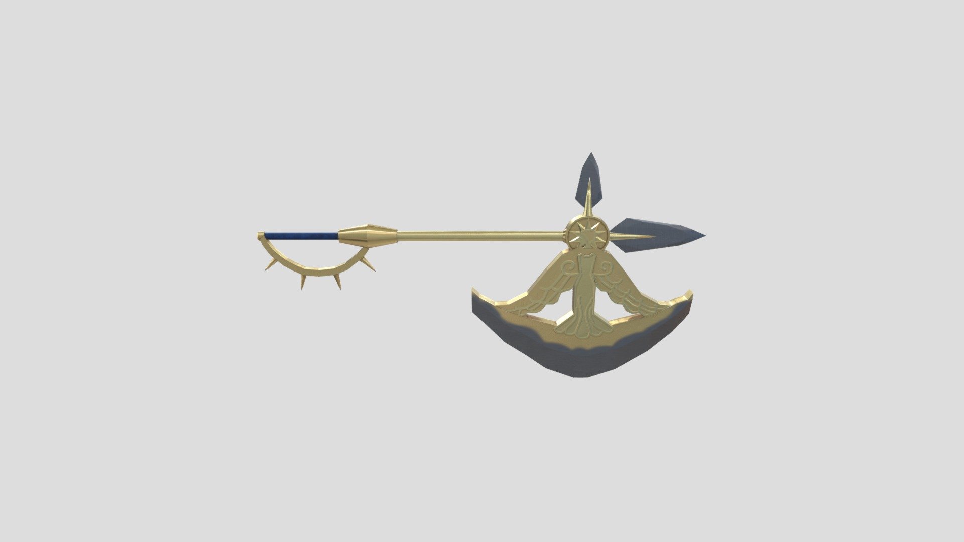 Divine Axe Rhitta - 3D model by Blue Speedster (@wolvehunt12) [856681d ...