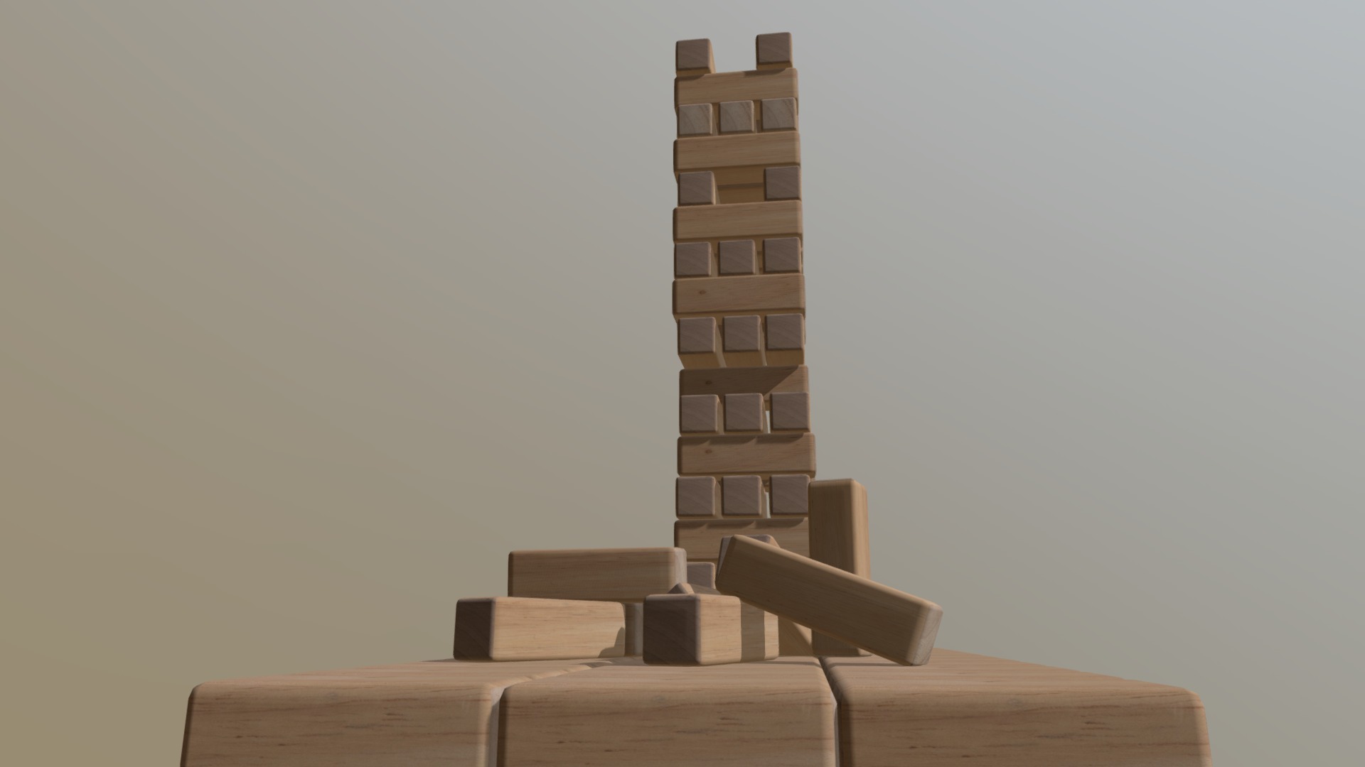 Jenga set - 3D model by reichman [856682b] - Sketchfab