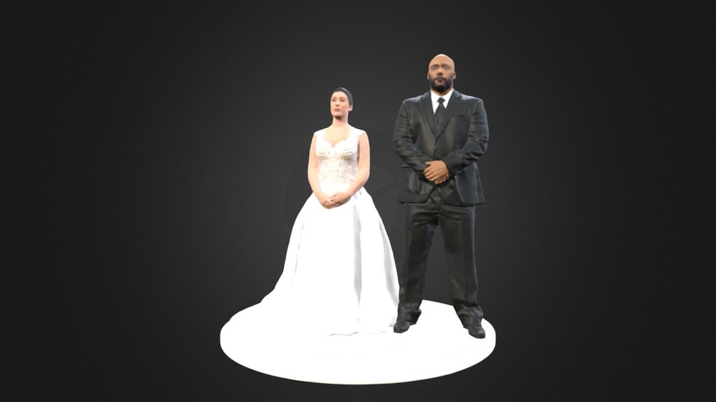 Wedding Couple - 3D model by Capture It In 3D (@CaptureMeIn3D) [856722c ...