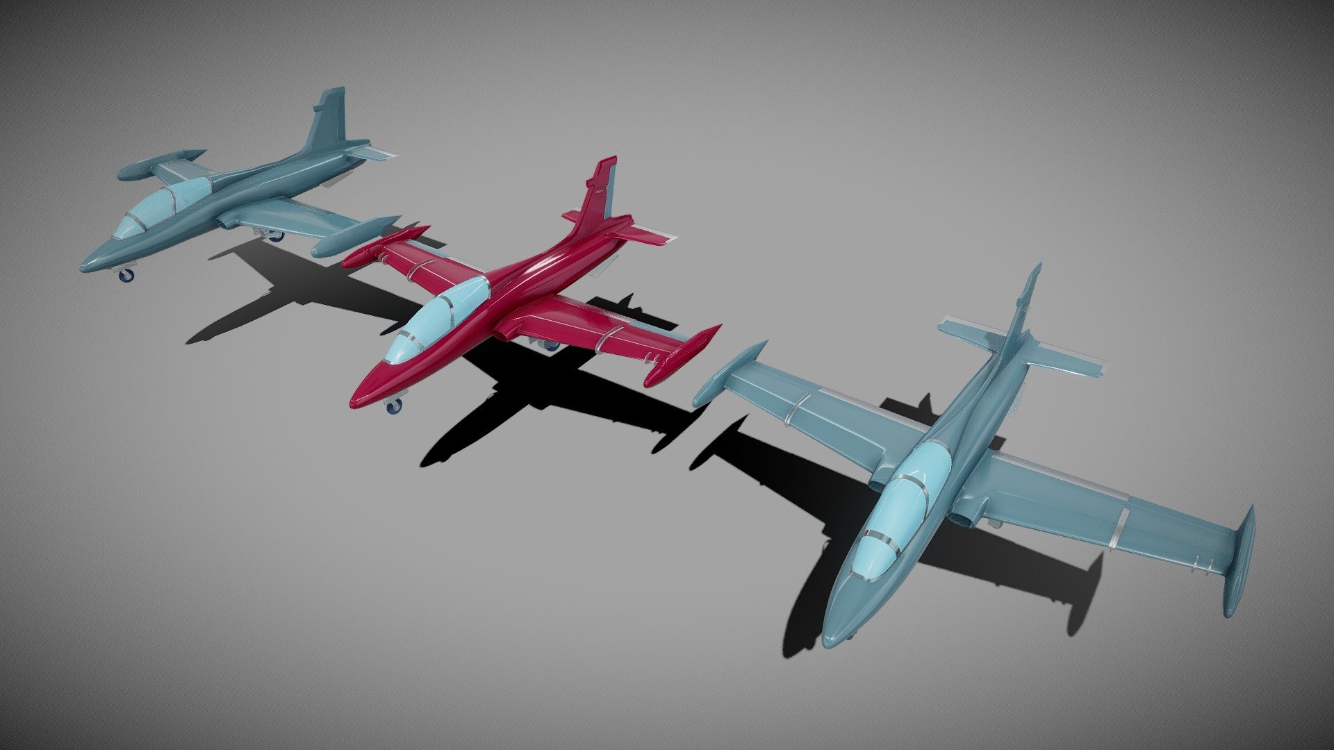 Simplistic Jet Plane - Buy Royalty Free 3D model by TankStorm [856bb4a ...