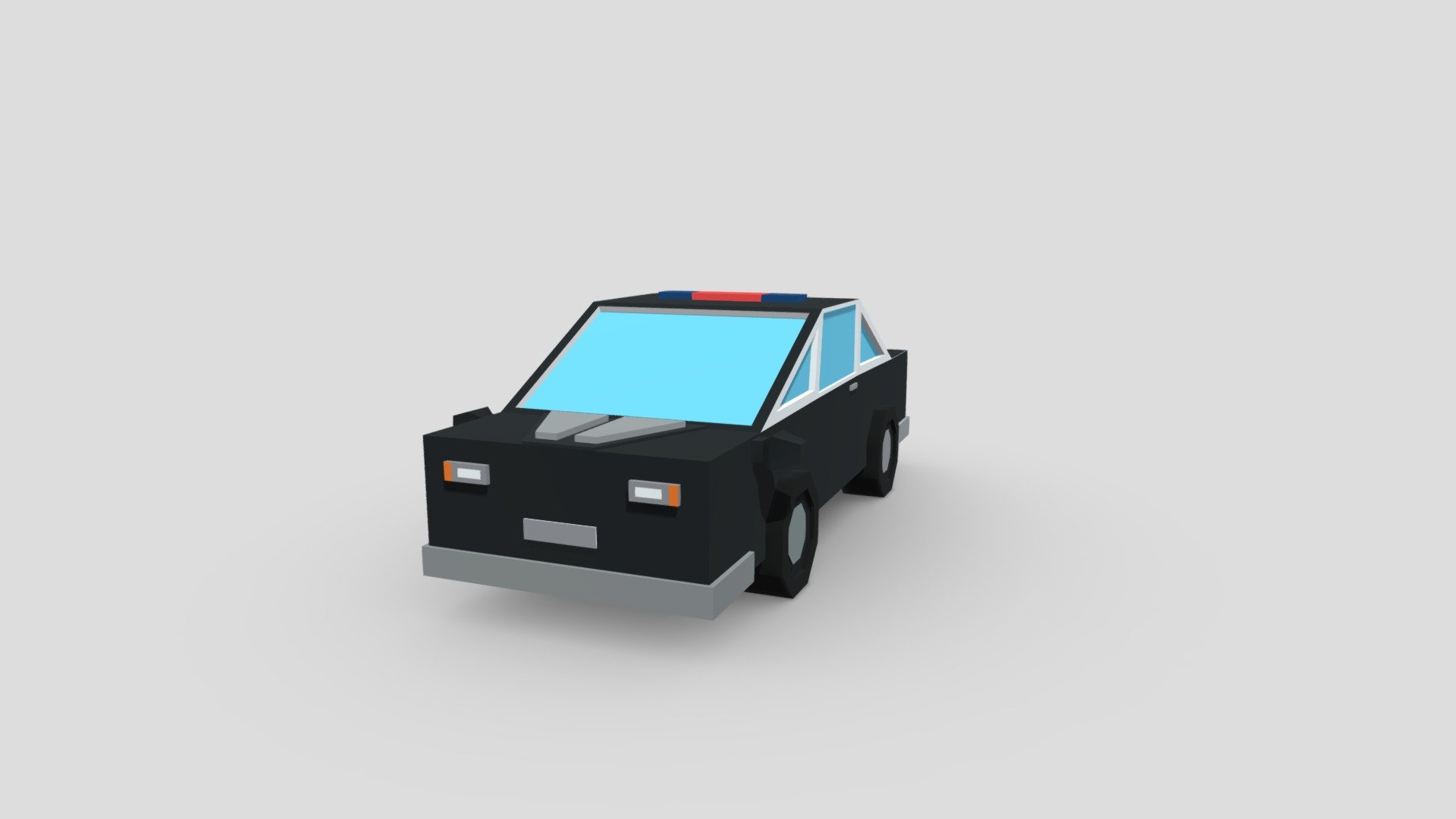 Low Poly Police Car - 3D model by Niclas Westergaard ...