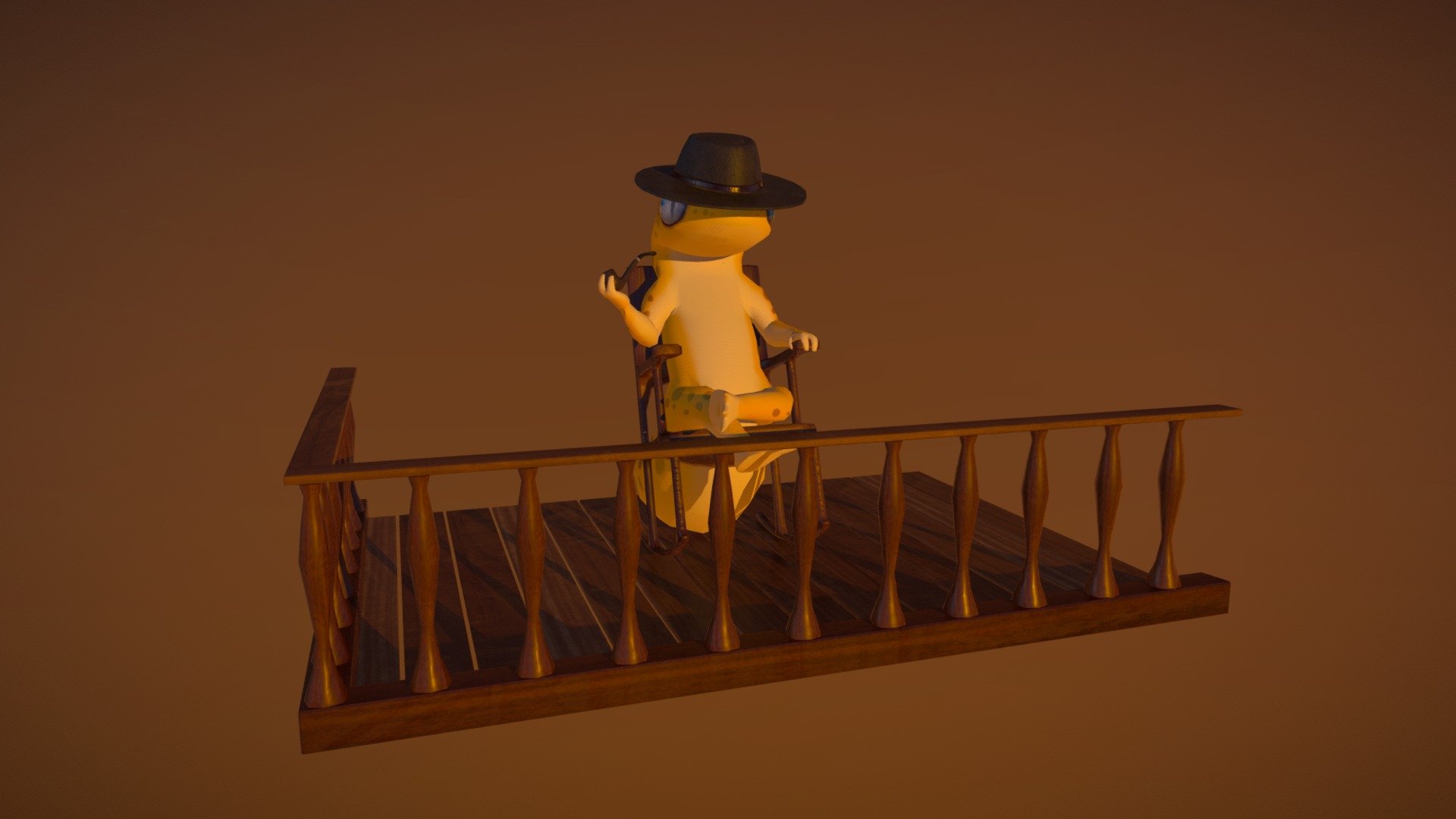 Chill Leopard Gecko - 3D model by Dylan.Chapman (@Dylan.Chap) [856c011 ...