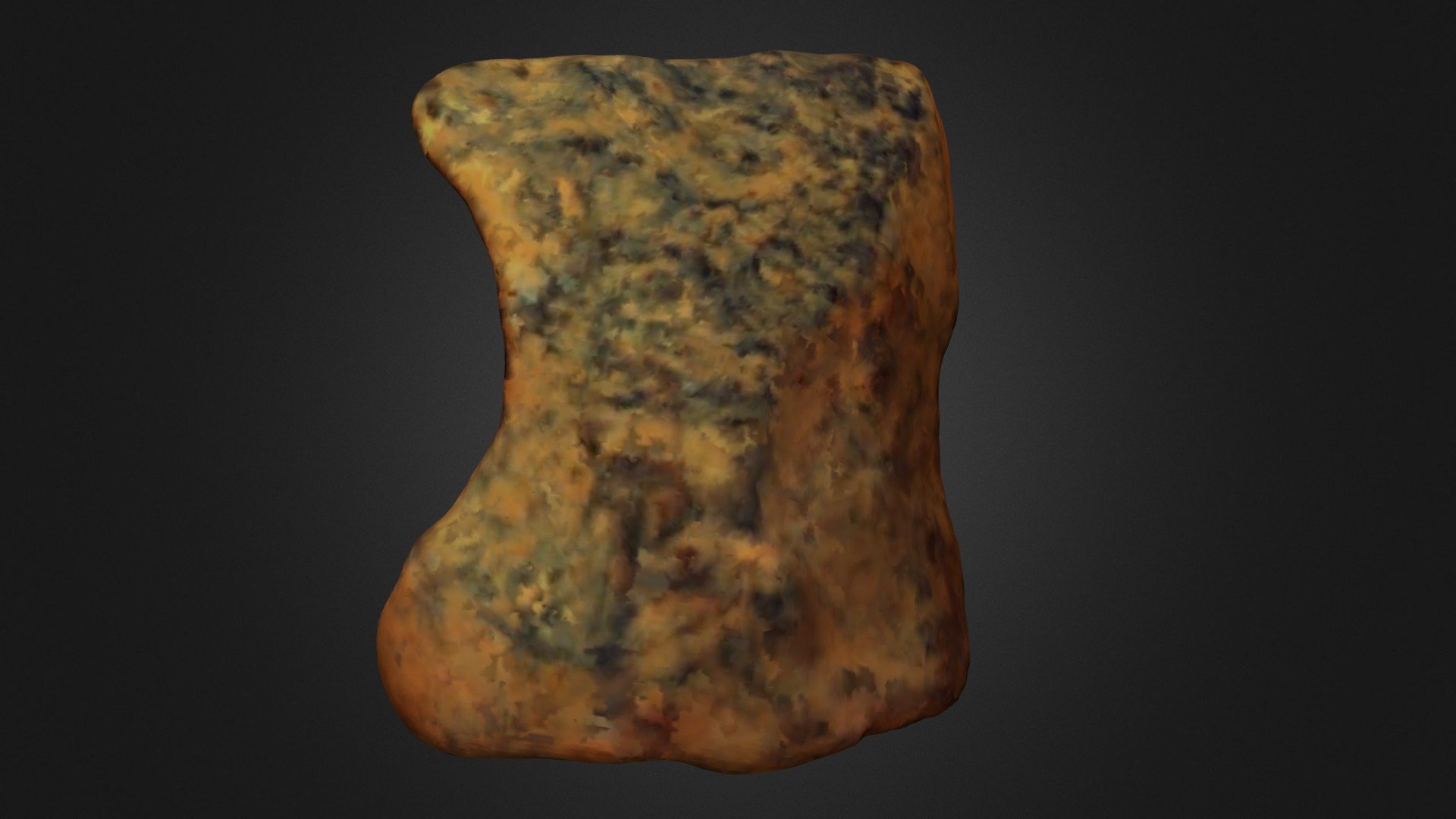 DdJf-9 Late Paleo Lanceolate Point Base - 3D model by Lakehead ...