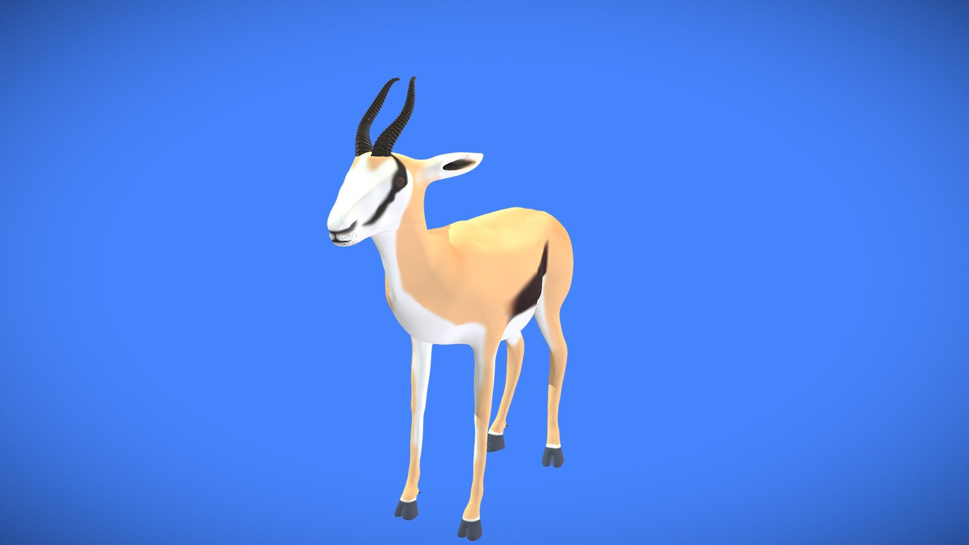 Thomson's Gazelle - 3D model by OverWorld12 [856f96c] - Sketchfab