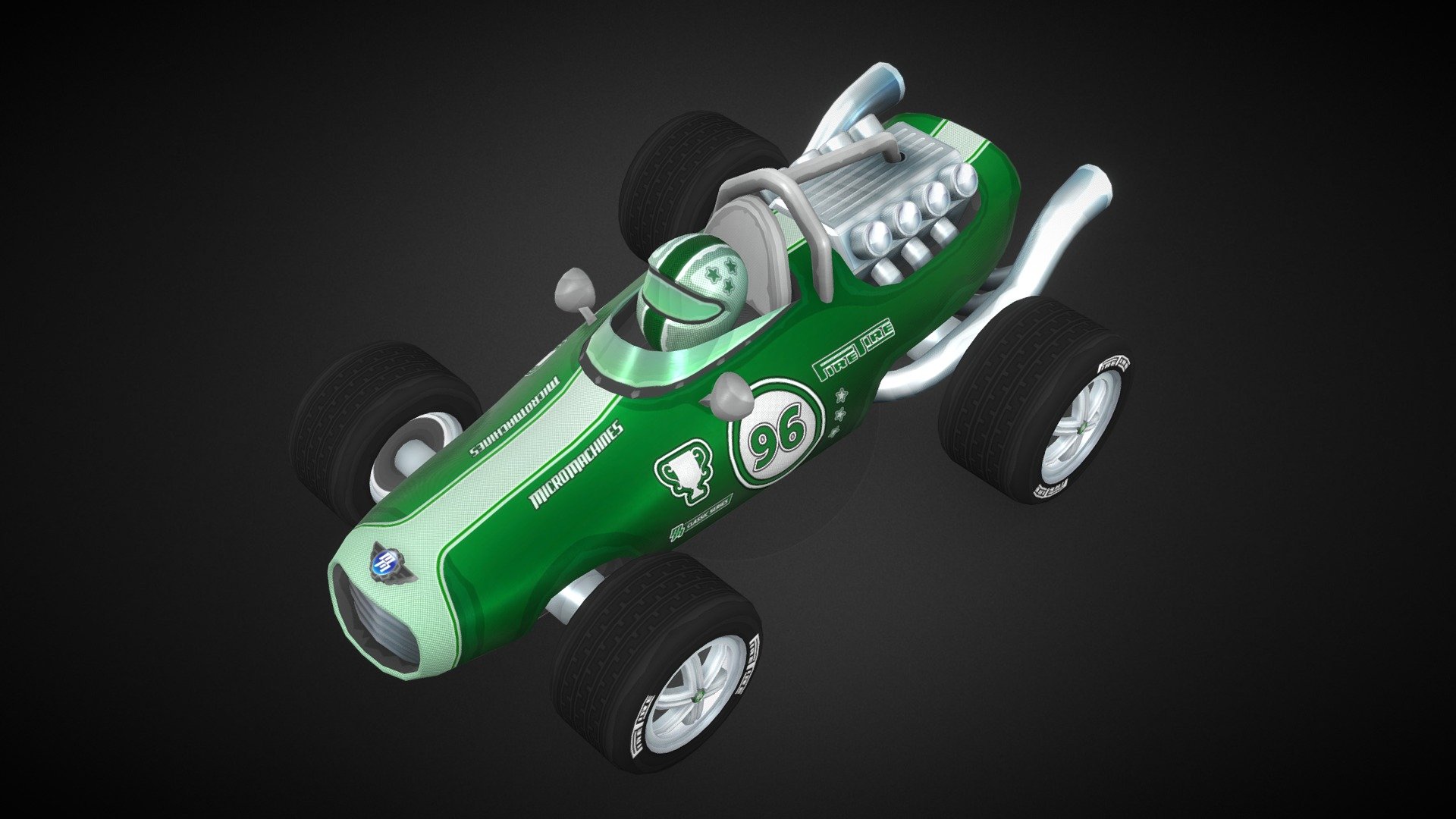 Micromachine F1 Speedster - Classic Livery - 3D model by Ali A (@Adi_A ...