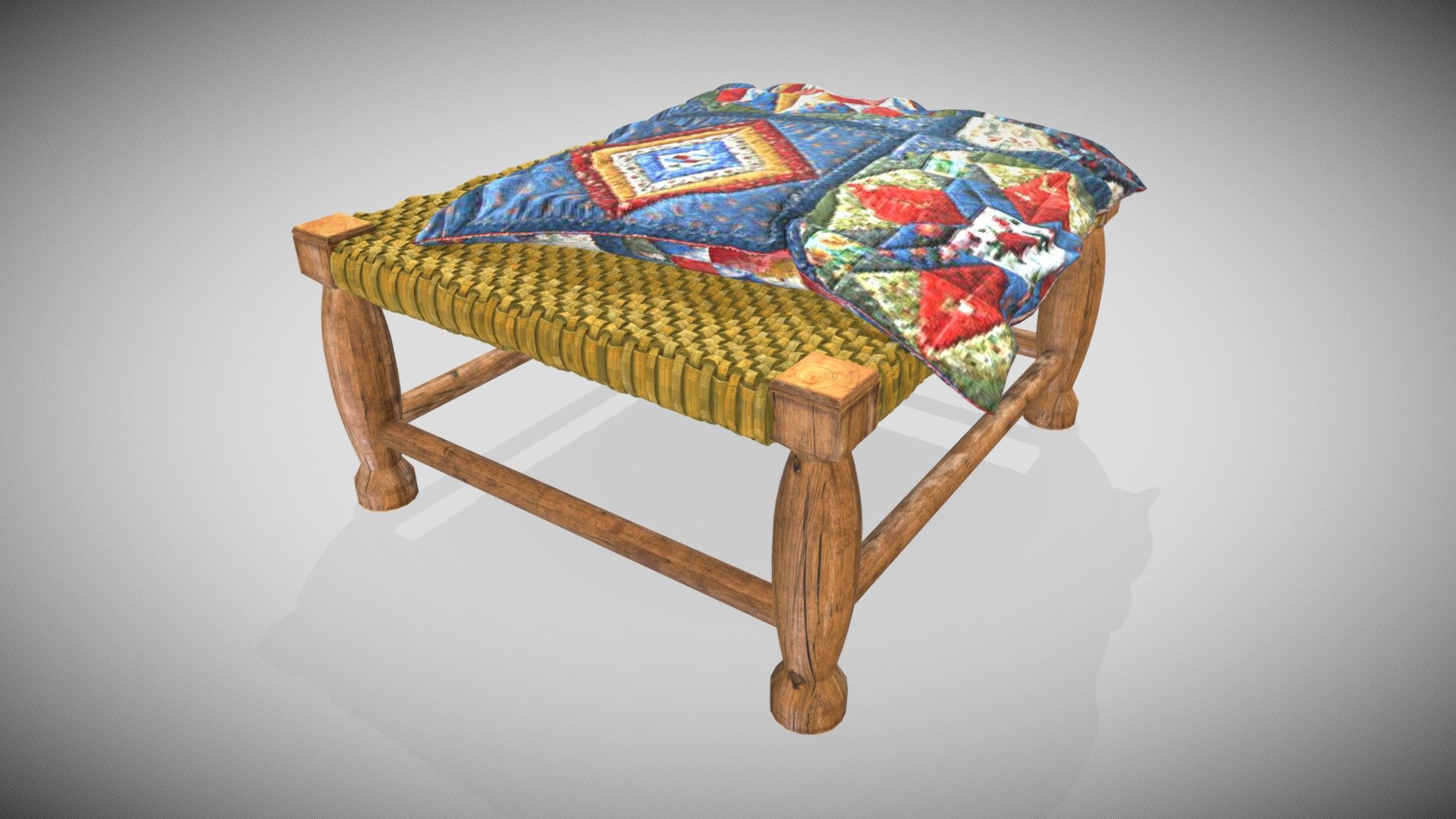 Mini Footstool- Graty - Buy Royalty Free 3D model by Francesco ...