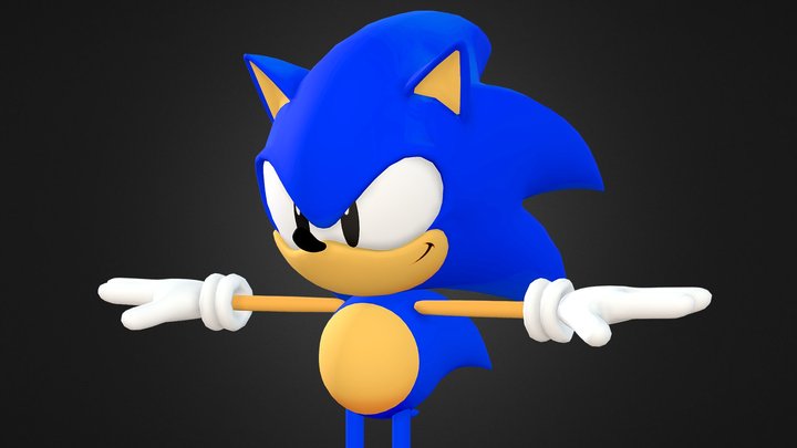 Classic_sonic 3D models - Sketchfab