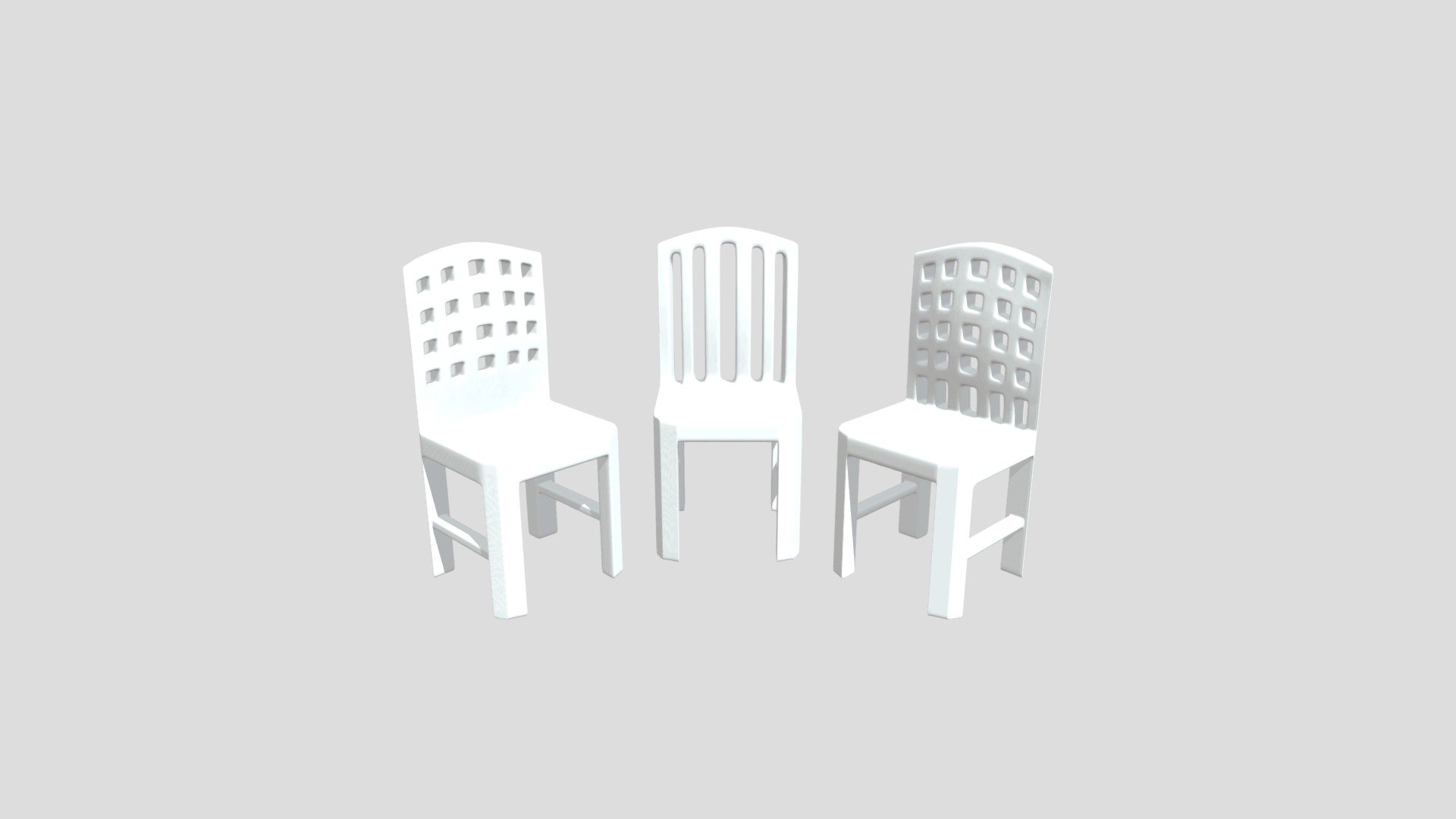 Plastic Chair - 3D model by troplica [857452d] - Sketchfab