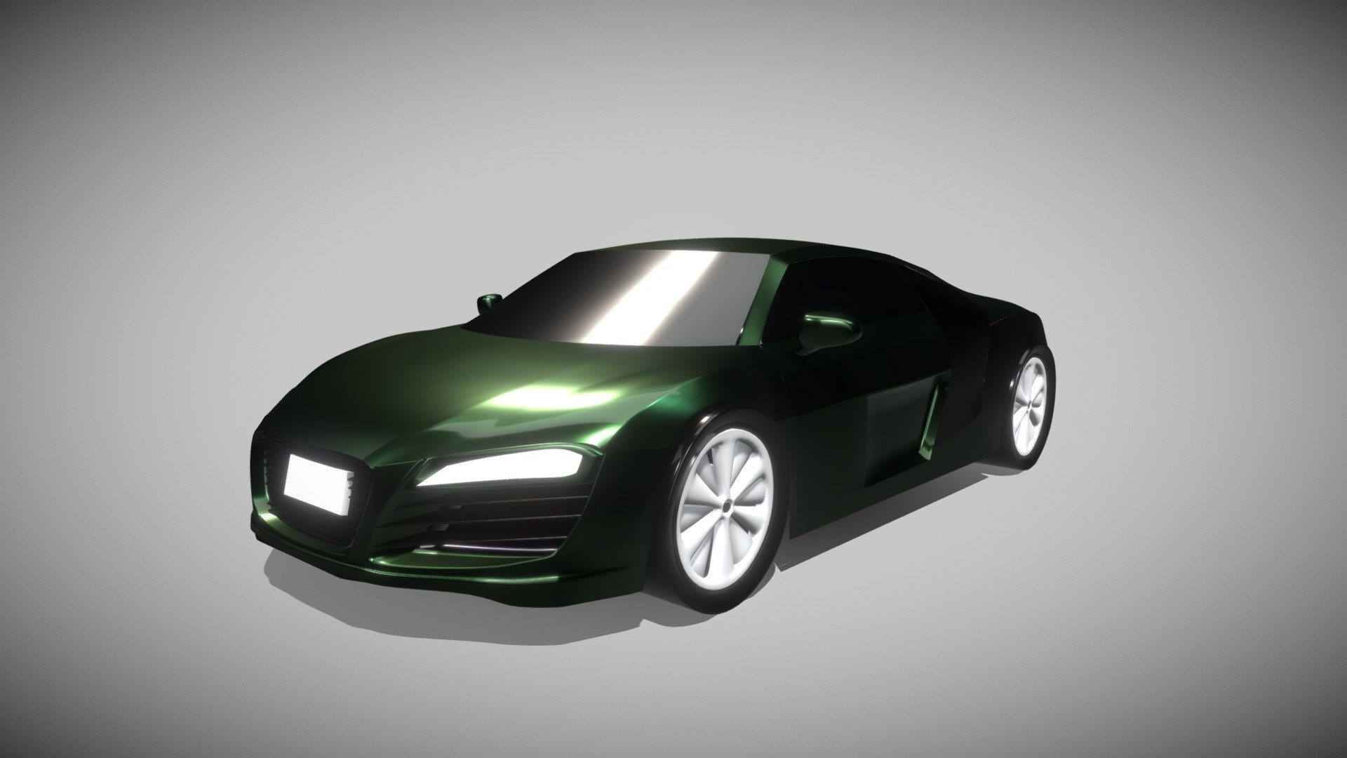 Audi R8 - 3D model by Marcos Henrique (@marcostkg) [85745bd] - Sketchfab