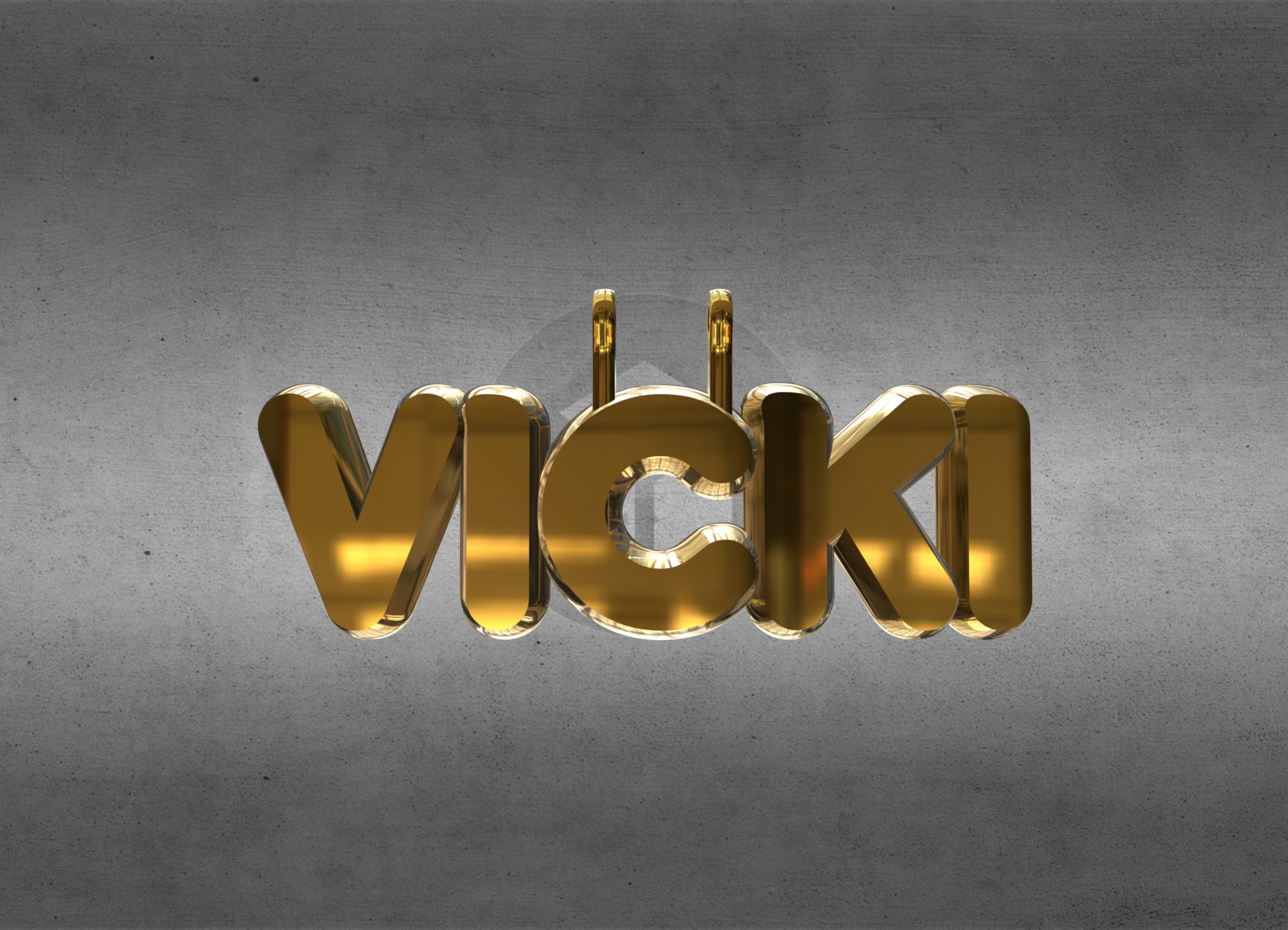 VICKI Pendant SD - 3D model by Capture It In 3D (@CaptureMeIn3D ...