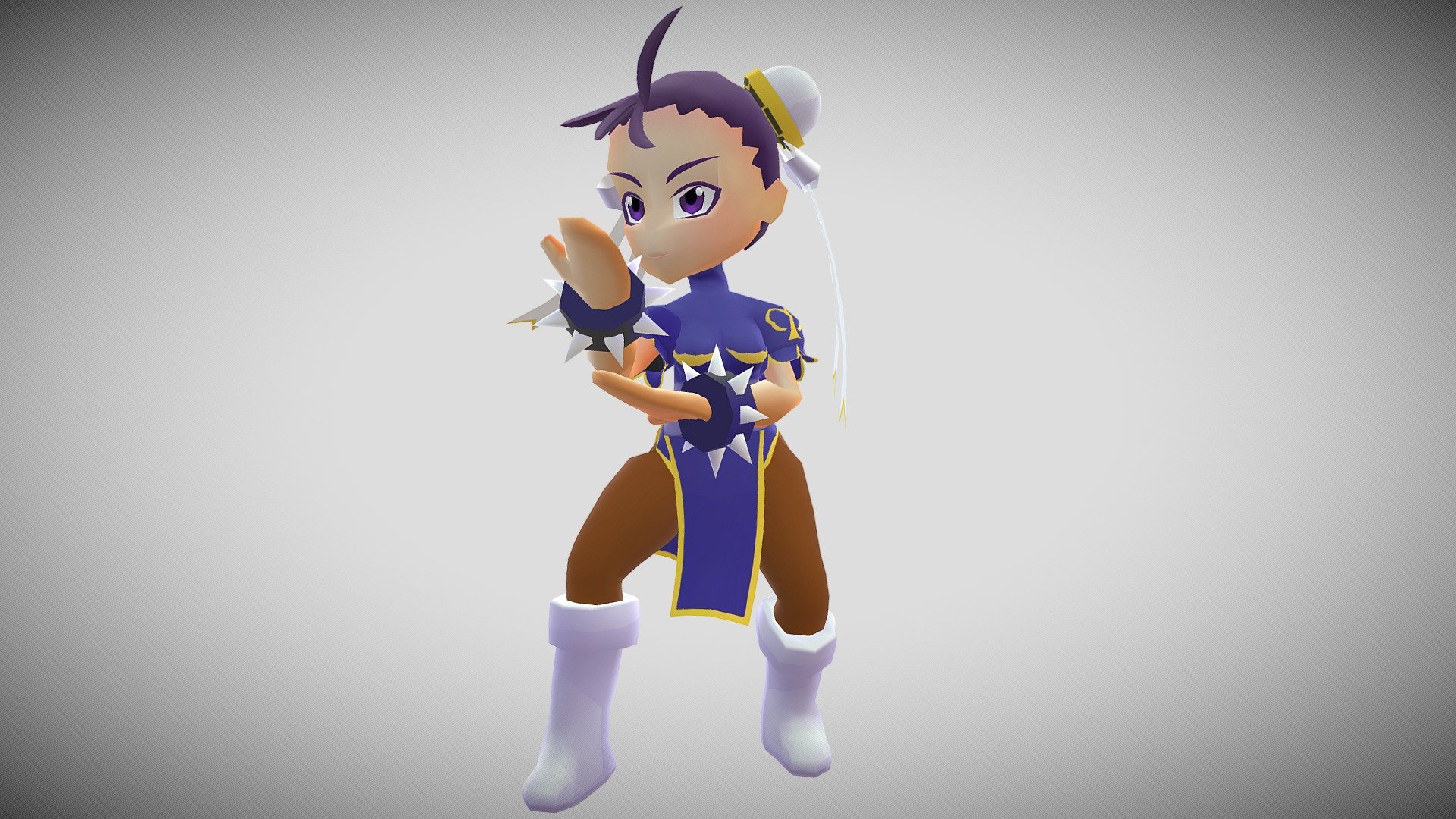 ChunLi - 3D model by Warmy [857667b] - Sketchfab