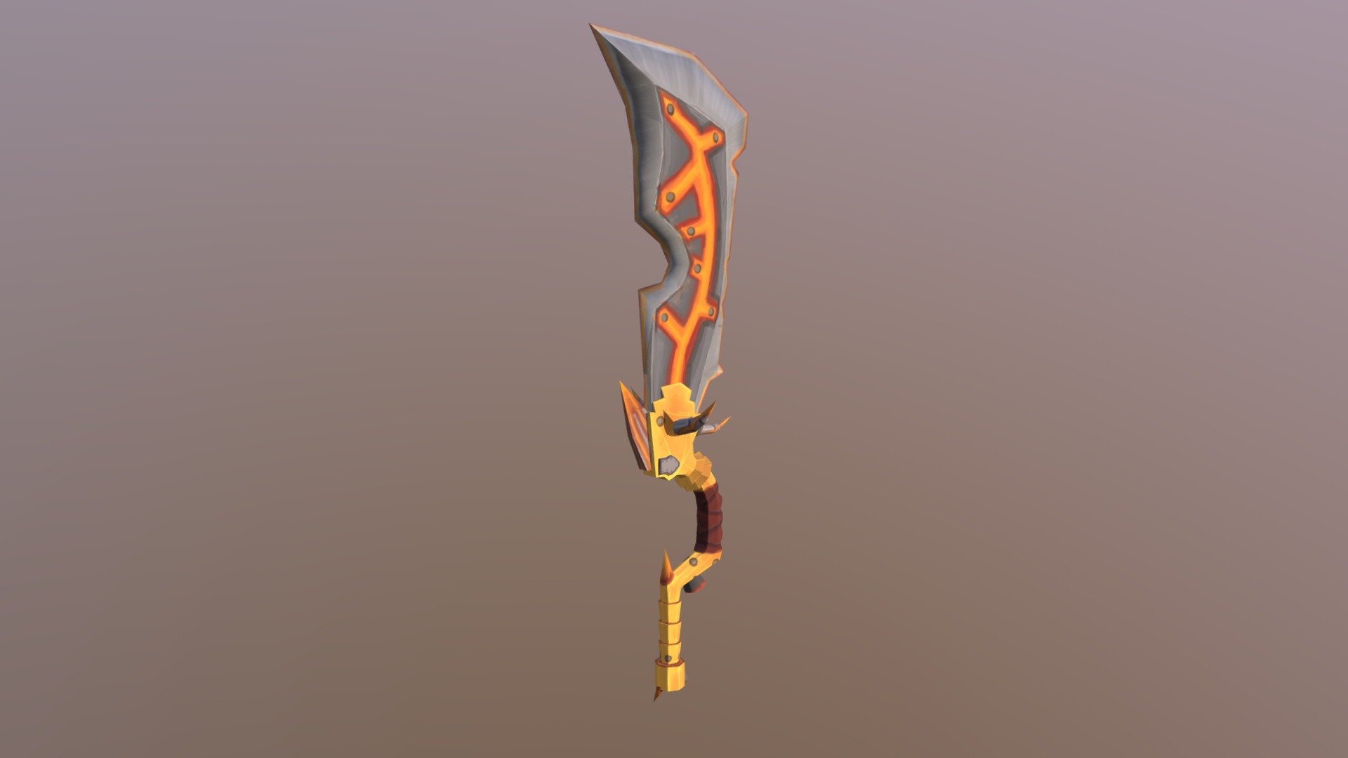 Stylized Weapon - WoW - 3D model by Elias_Roobrouck [85766cf] - Sketchfab