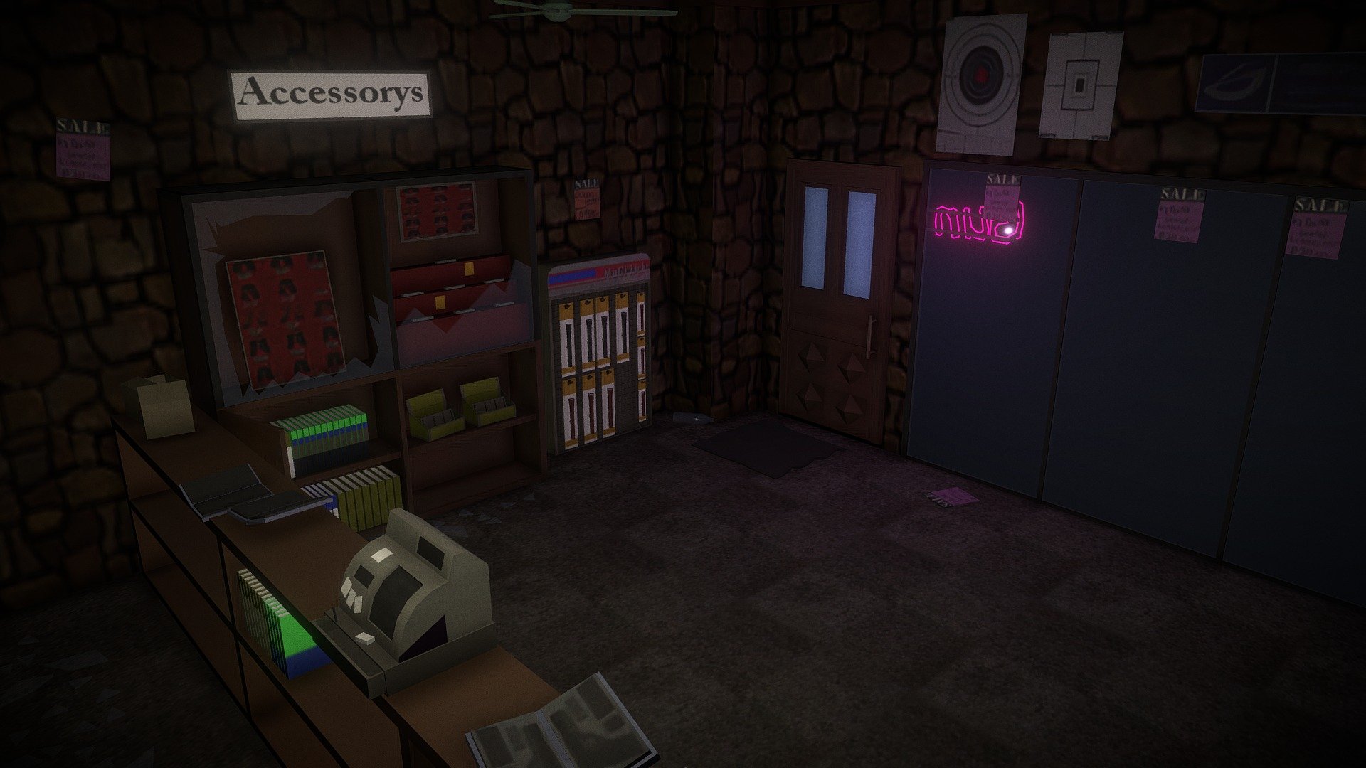 Kendo Gun Shop - 3D model by Biohazard Rooms (@Perriqueso) [857ae58 ...