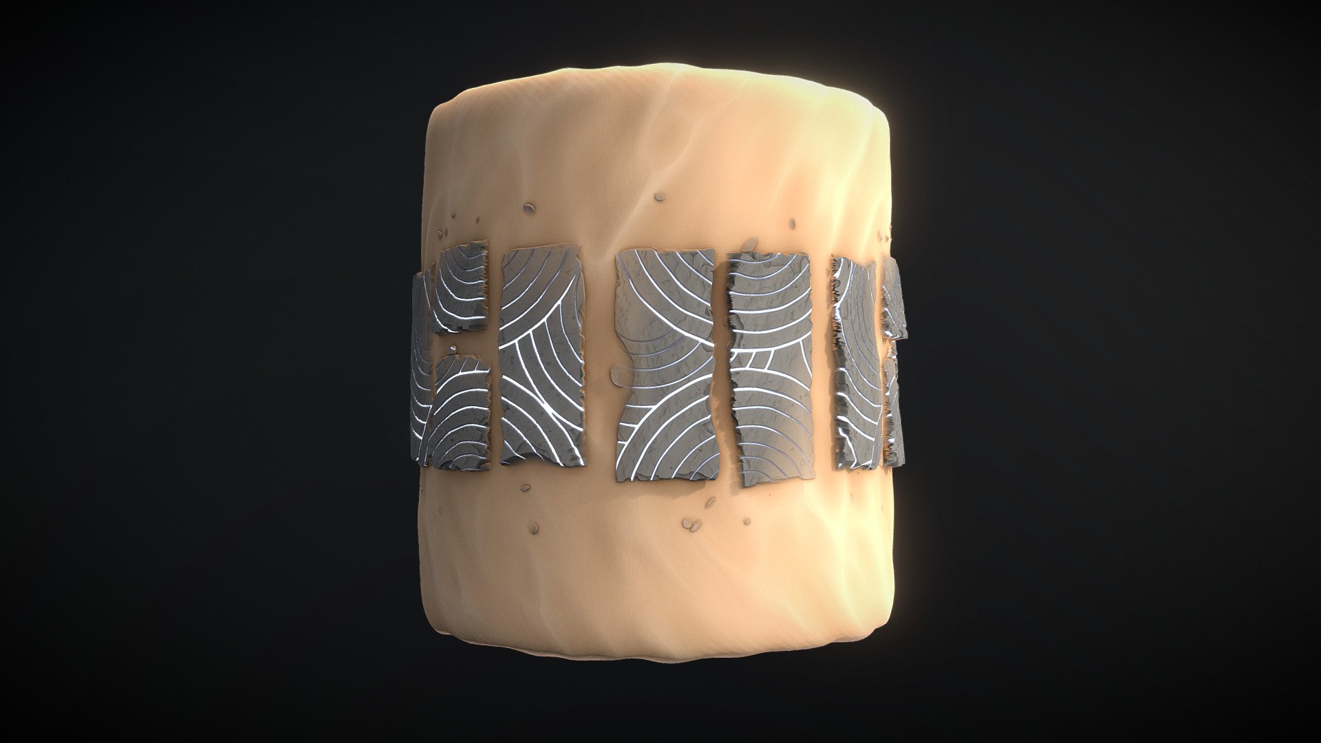 Stylised sand and tiles - PBR material - 3D model by VenesArt [857bbd4 ...