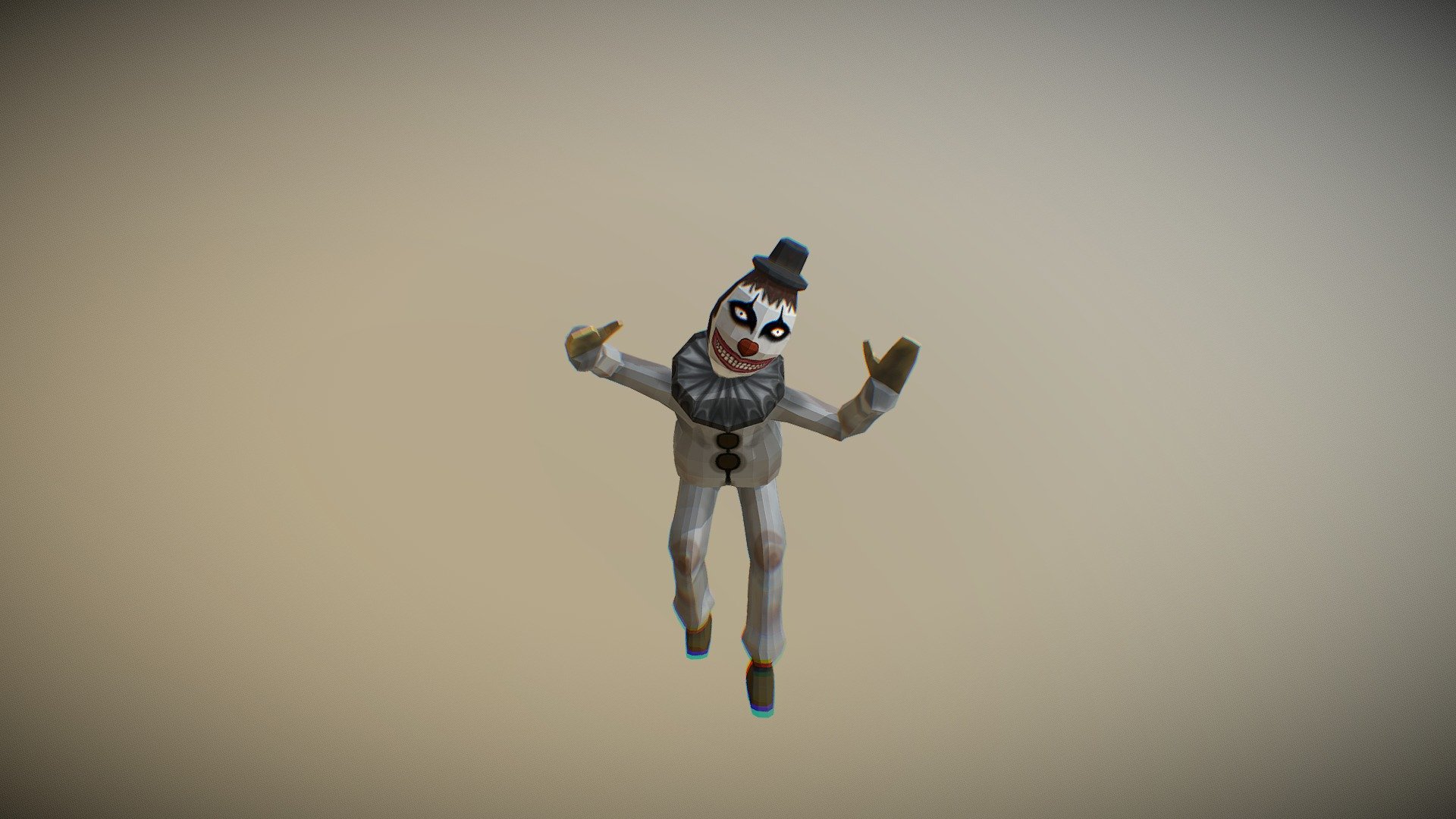 SCARY PIERROT - Download Free 3D model by louieoliva [857bf9a] - Sketchfab