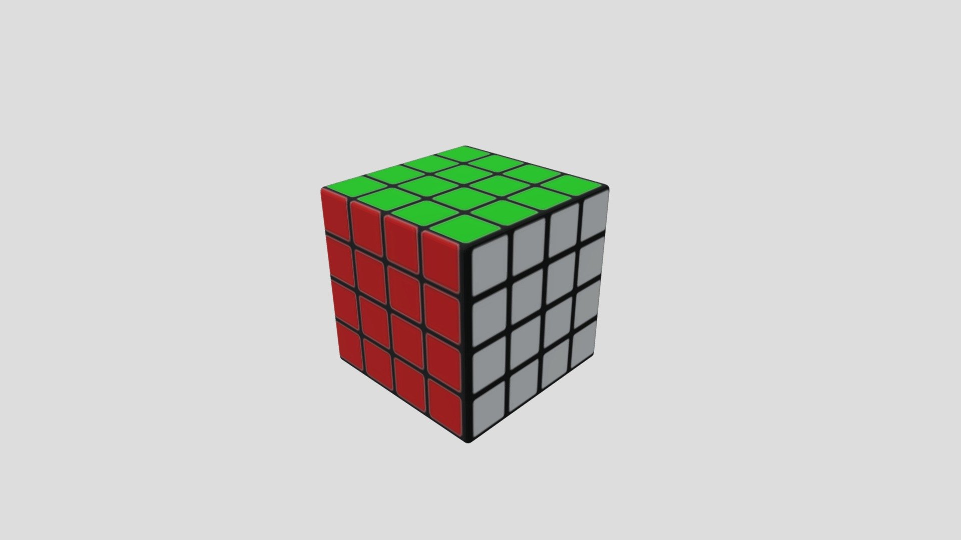 4x4 Rubik's Cube - Download Free 3D model by PolyDavid [85831a2 ...