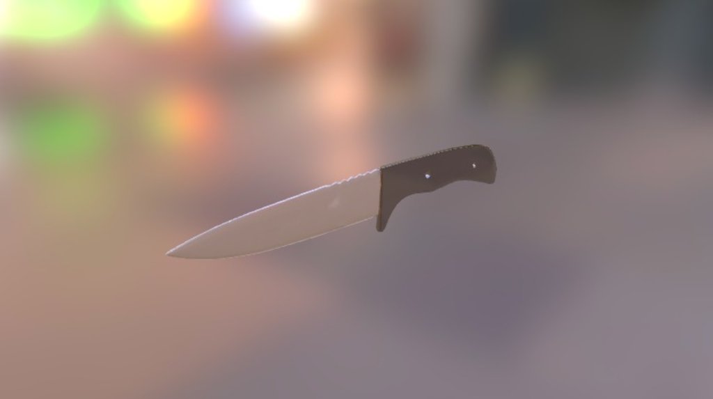 Simple Knife - 3D model by DragonerPwr [8586db6] - Sketchfab