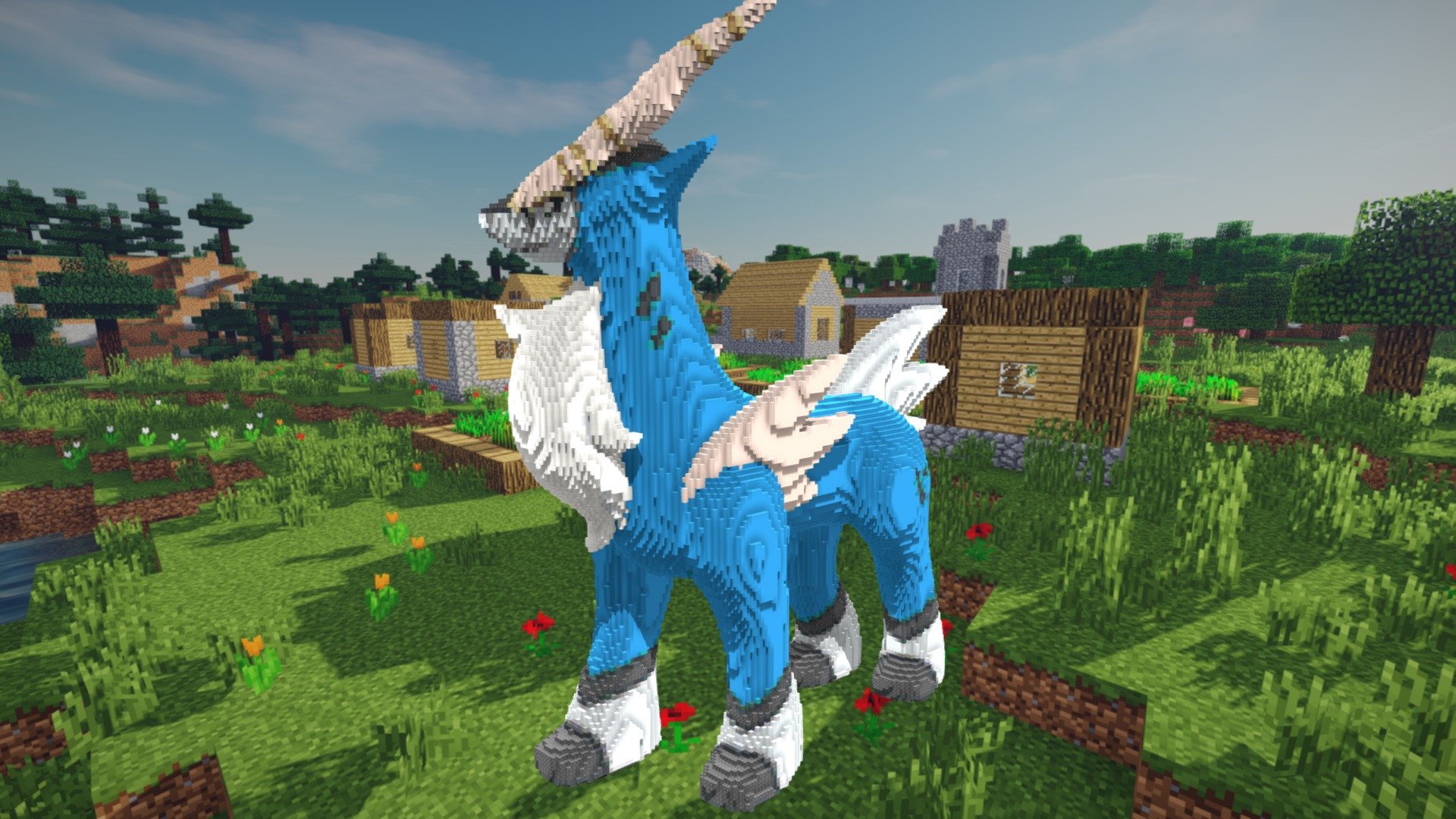 Minecraft Cobalion Build Schematic 3d Model By Inostupid [8589890