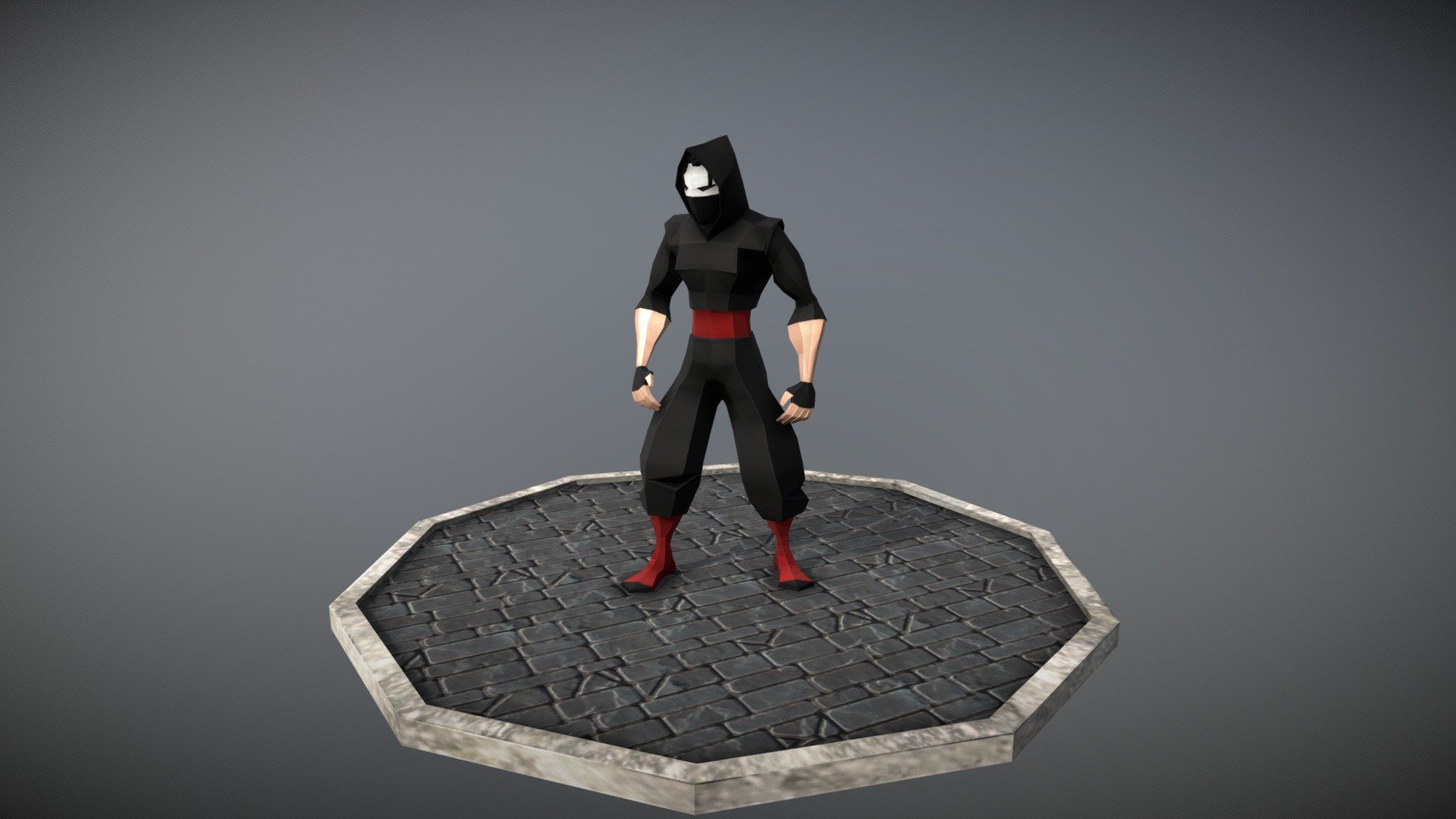 Ninja - 3D model by mr.vavilichev [85898c4] - Sketchfab